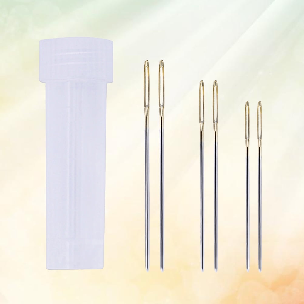 GARVALON Sewing Needles 7 Pcs for Lacing Stitching with Anti Rust ...