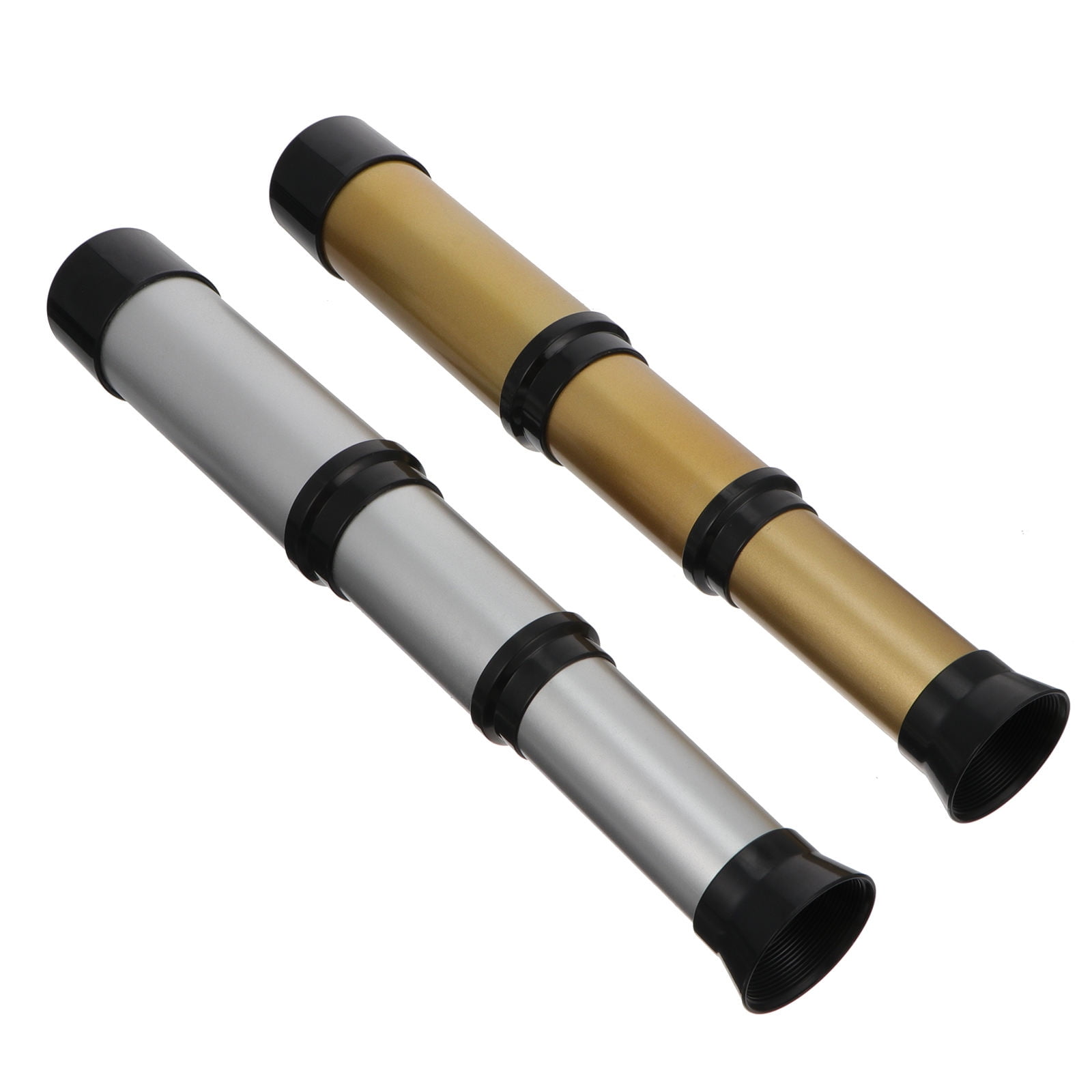 GARVALON Single-tube Telescope for Children Handheld Toy Silver 2Pcs 18 ...