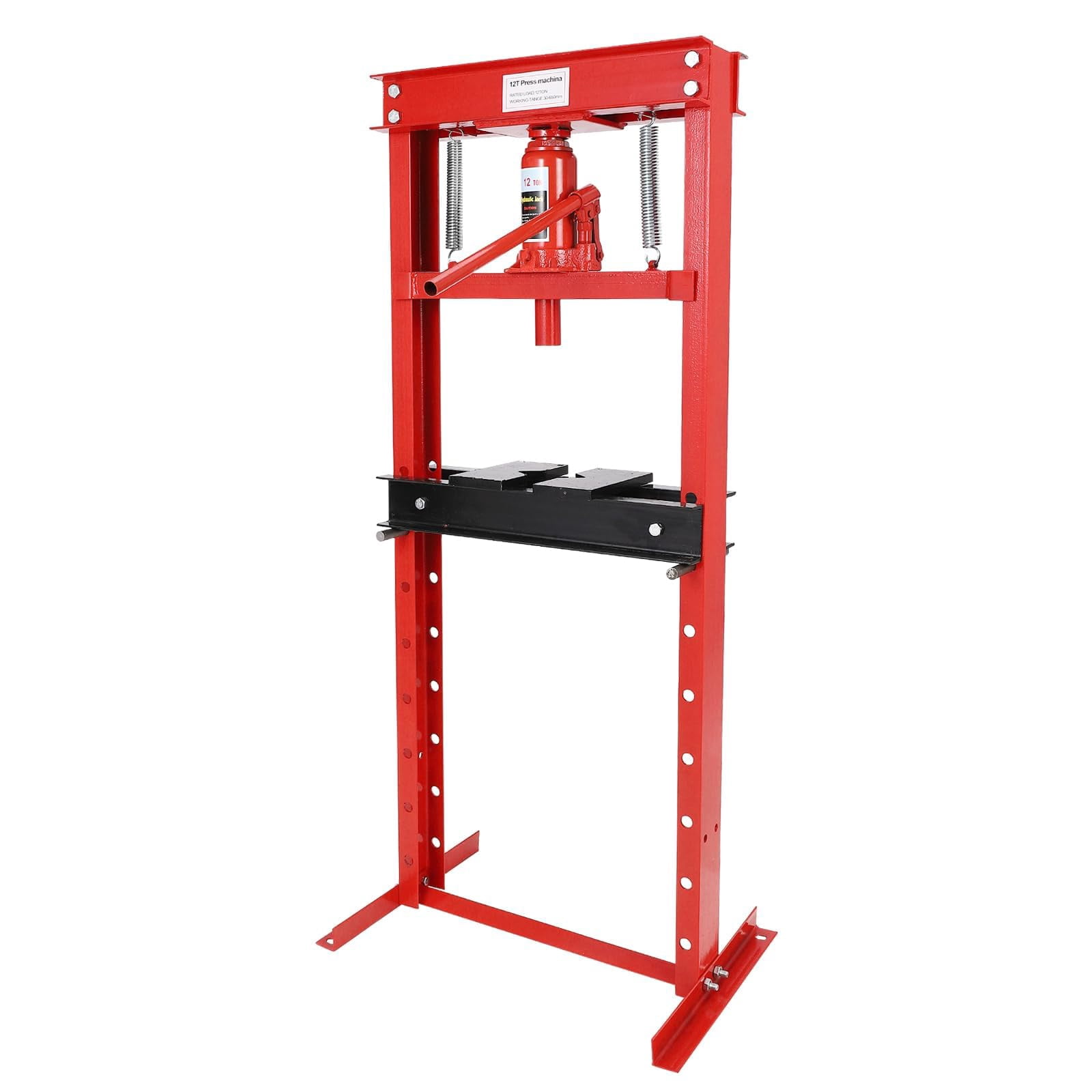 GARVEE 12-Ton H-Frame Hydraulic Shop Press,Heavy-Duty Floor Press with ...
