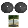 GARVEE 20 Inch Rubber Tree Mulch Ring,6 Pack Tree Mulch Mat Tree Weed ...