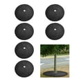 GARVEE 20 Inch Rubber Tree Mulch Ring,6 Pack Tree Mulch Mat Tree Weed ...