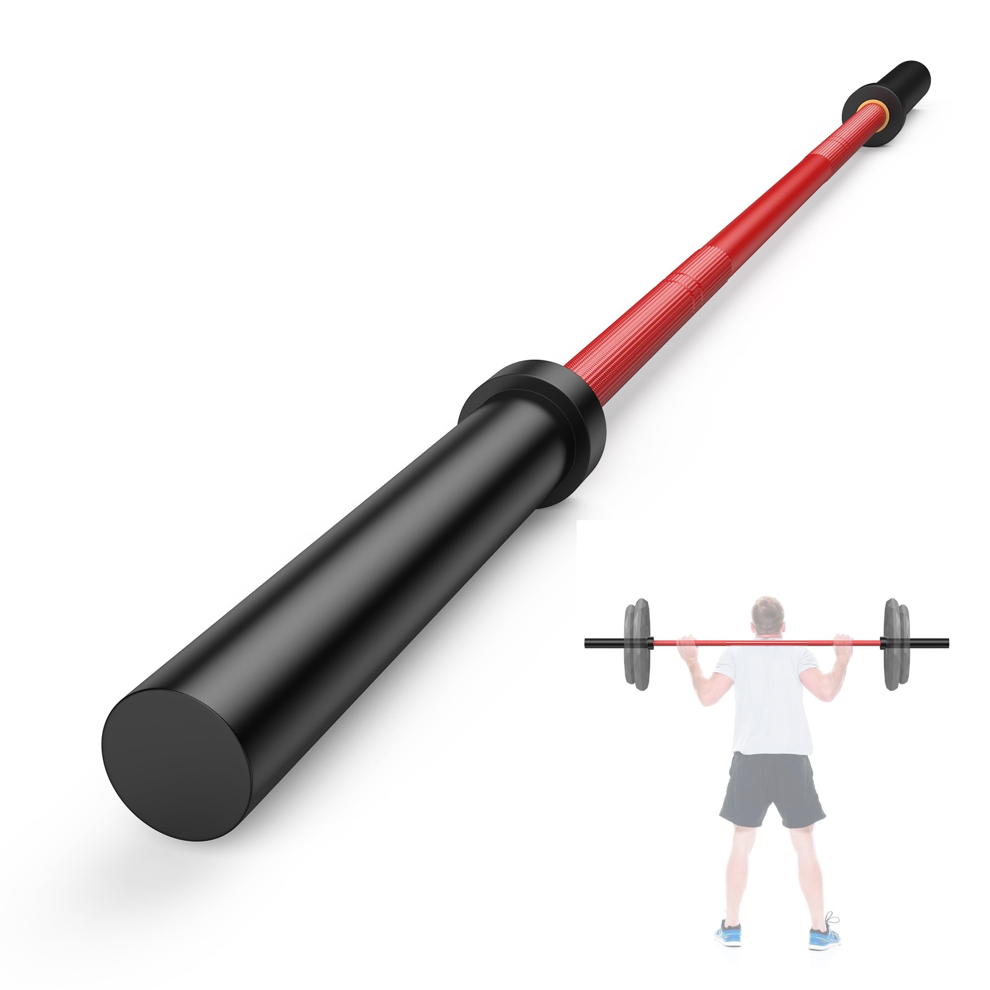 GARVEE 7ft Olympic Barbell Bar for Weightlifting and Powerlifting ...