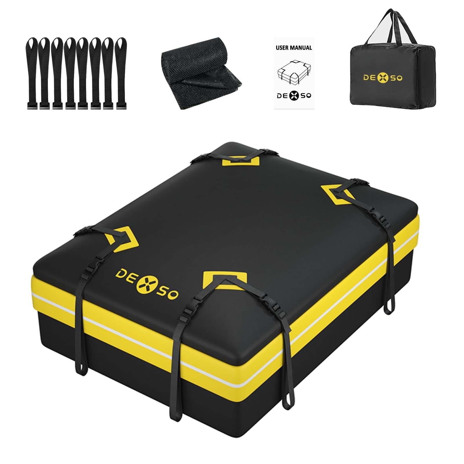 GARVEE Car Rooftop Cargo Carrier Bag - 15 Cu Ft Waterproof Soft Shell ...