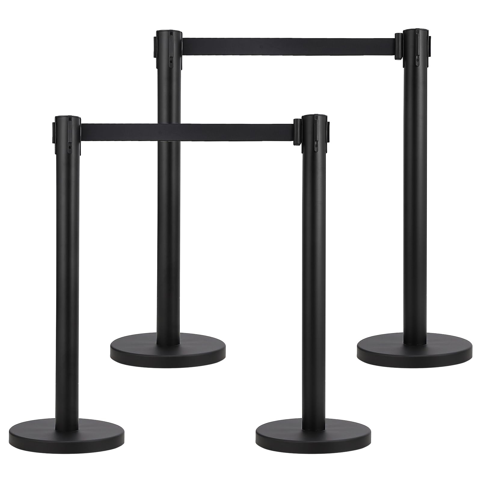 GARVEE Crowd Control Stanchion with 6.5FT Retractable Belt Stanchion ...