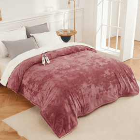 Pink Heated Blanket