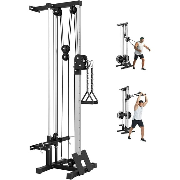 Mikolo Cable Crossover Machine, Lat Pull Down Machine, Wall Mounted ...