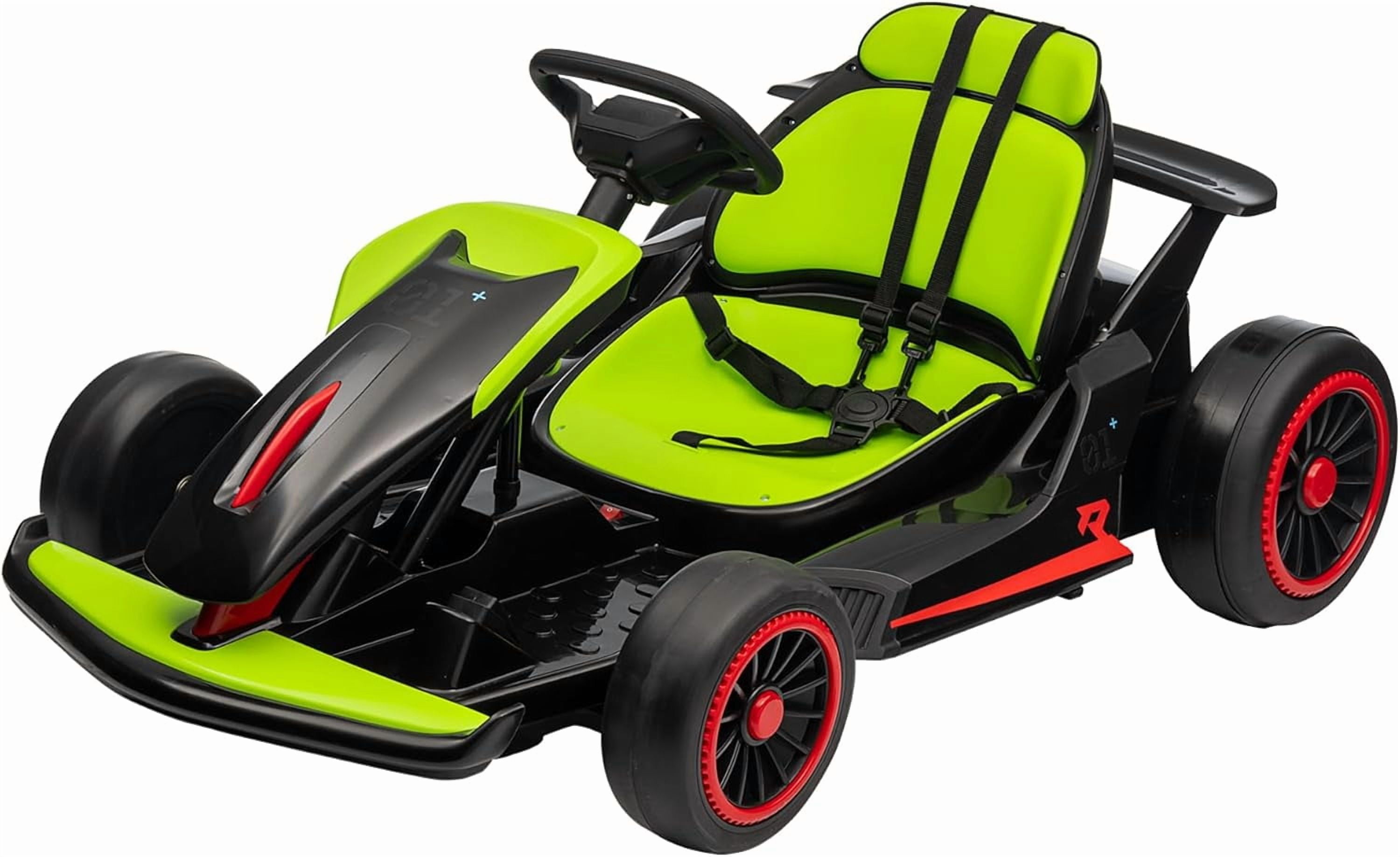 GARVEE Kids Drift Go-Kart, 24V 7AH Battery, 2*150W Motors, Ride On Toy ...