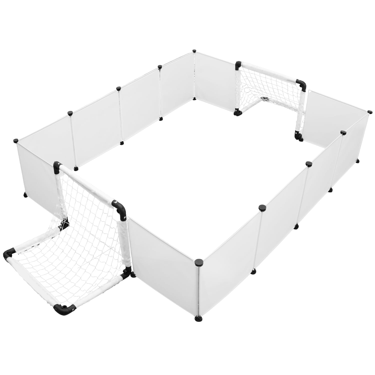 GARVIN Knee Hockey Set - 24-Panel Mini Hockey and Football Accessories ...