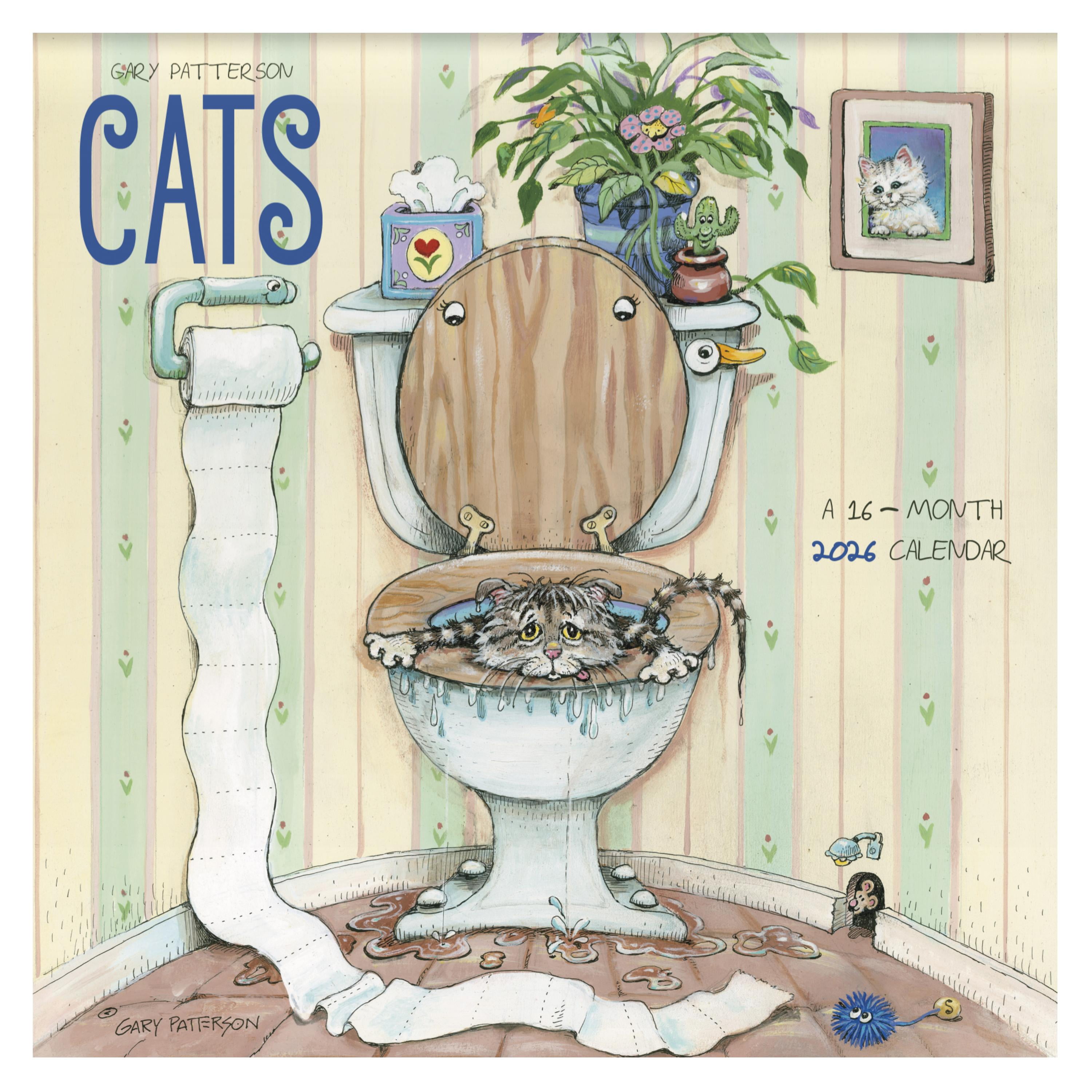 Gary Patterson Cats, 16 Months, by Trends International - Walmart.com