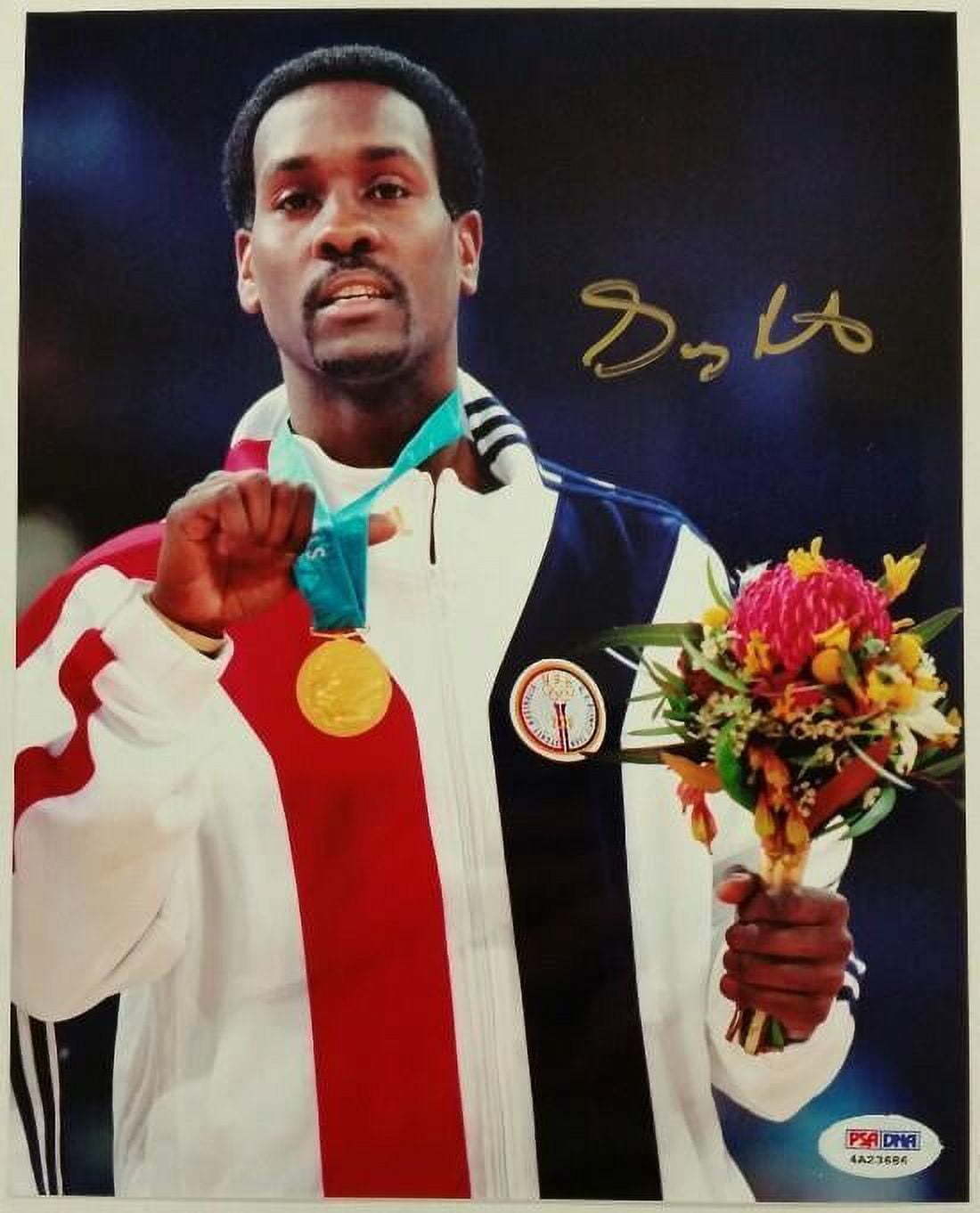 GARY PAYTON Signed 8x10 Photo Autograph OLYMPICS GOLD MEDAL w/ PSA/DNA ...