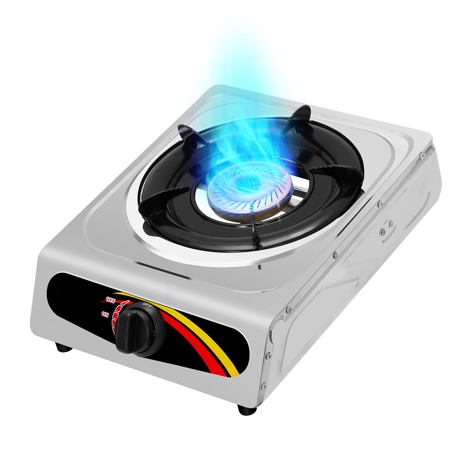 GASHOME Portable Propane Stove, 17,700 BTU Stainless Steel Single ...