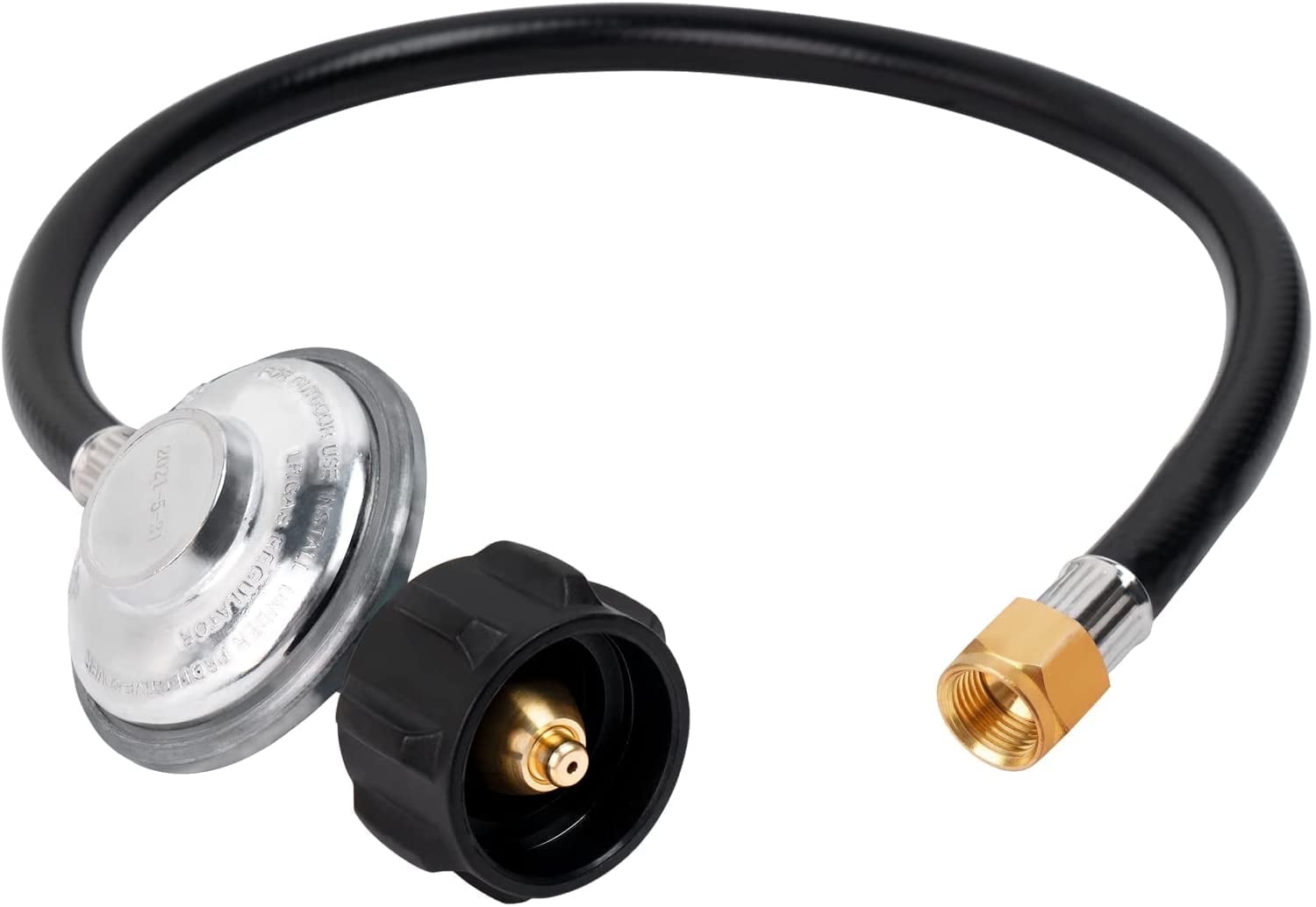 GASPRO 2ft LP BBQ Grill Regulator & Hose, Replacement for Weber ...