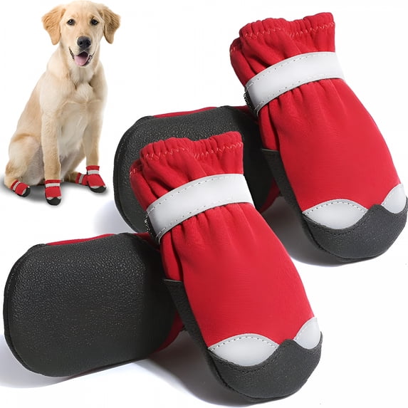 GASTROPOD 2026 New 4Pcs Dog Shoes for Hot Pavement Dog Boots for Medium ...