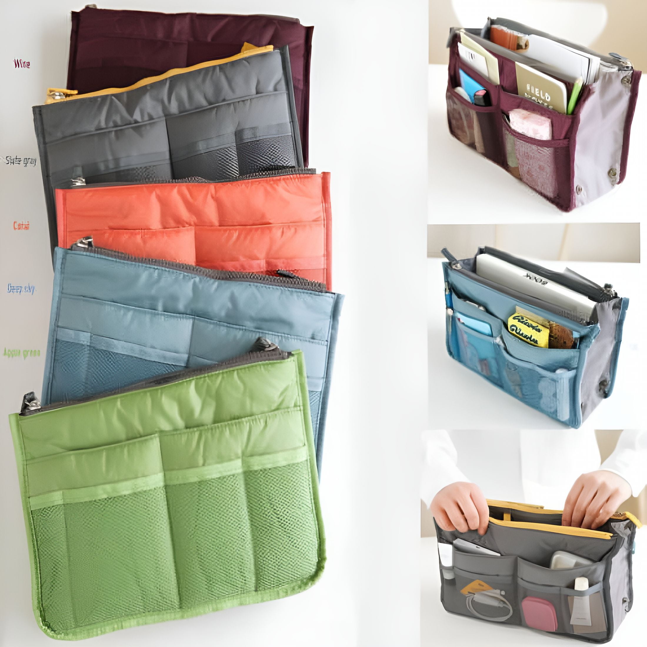 GASTROPOD 2026 New Travel Handbag Organizer Purse Insert Large Liner ...