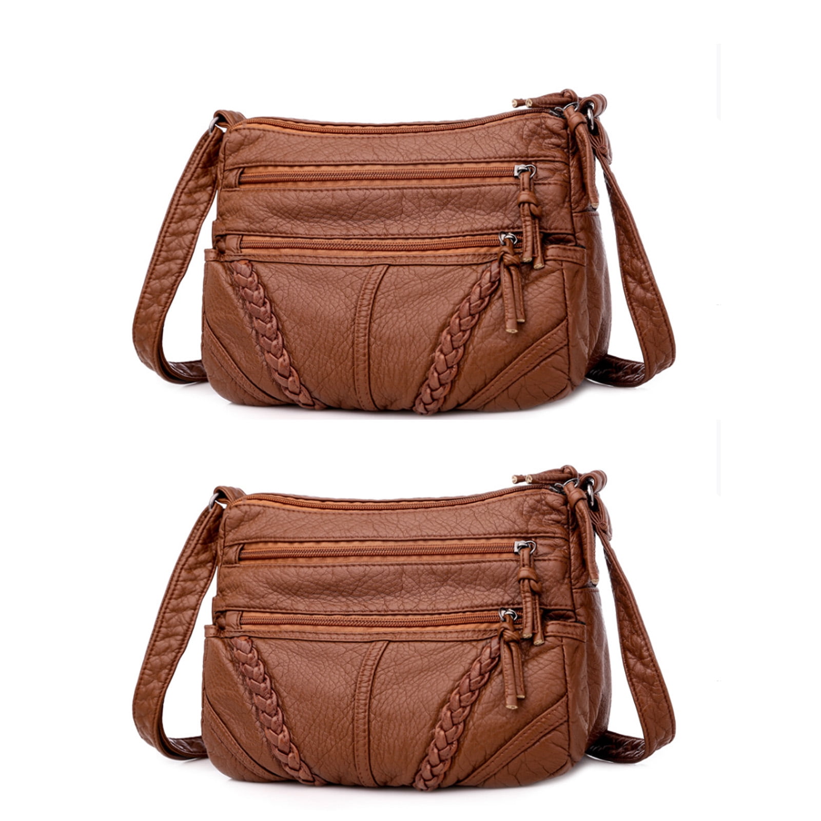 GASTROPOD 2Pcs Big Purses for Women,Elegant PU Leather Shoulder Bag ...