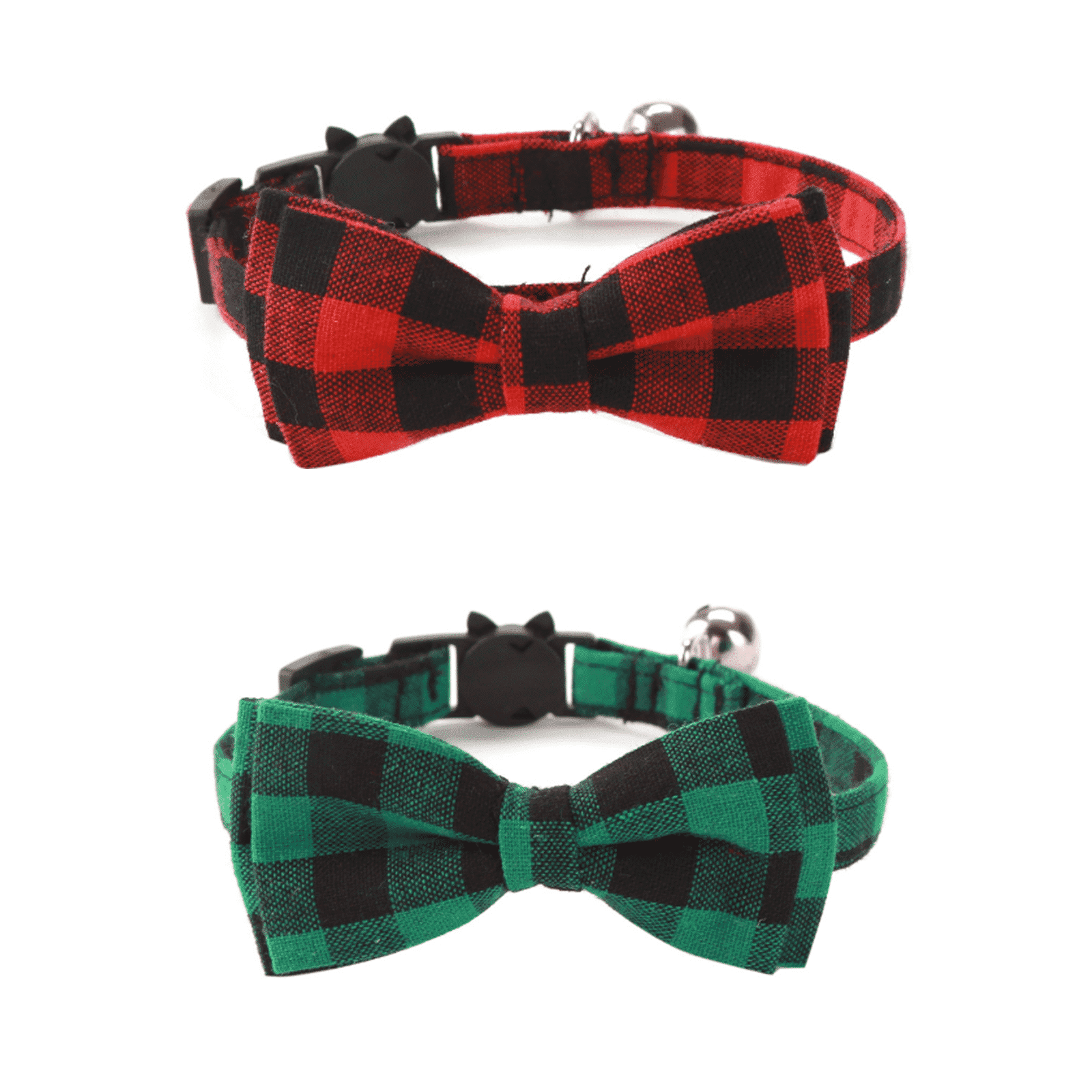 GASTROPOD 2Pcs Cat Collar,Breakaway Kitten Collar with Bow,Soft ...