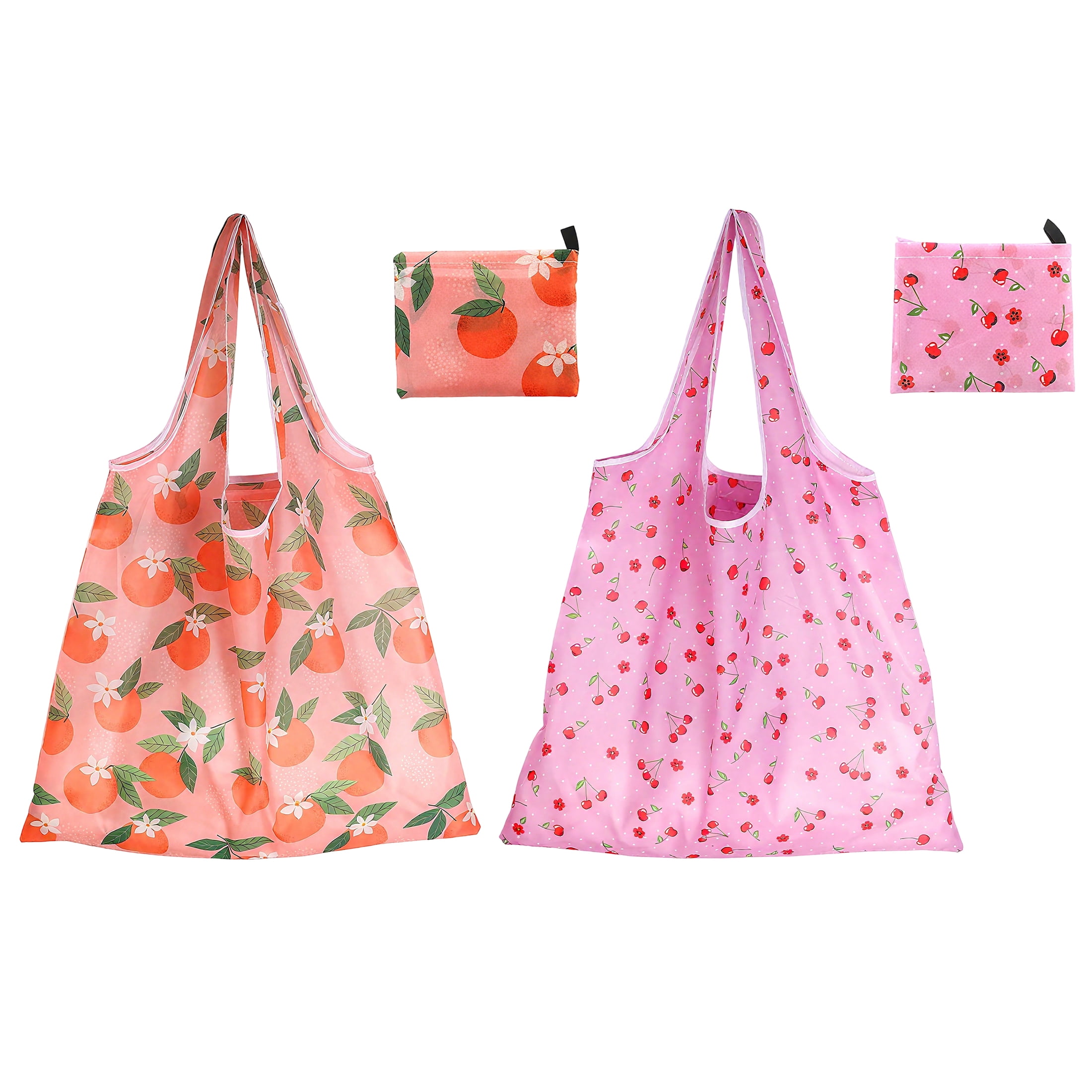 GASTROPOD 2Pcs Reusable Grocery Bags,Fast Storage Foldable Produce Bags ...