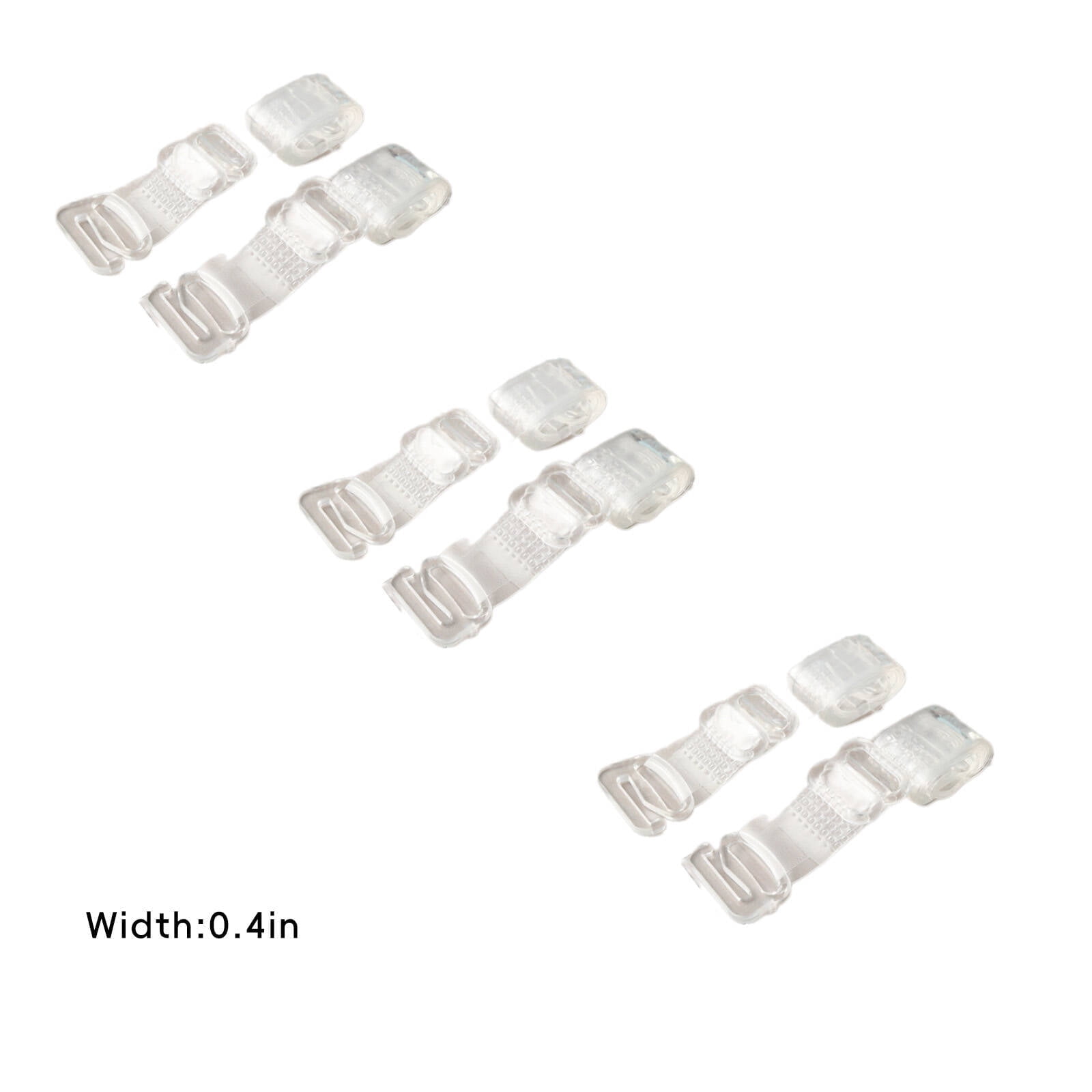 GASTROPOD 3 Pair Bra Strap Holders for Slipping,Transparent Strap Clear ...