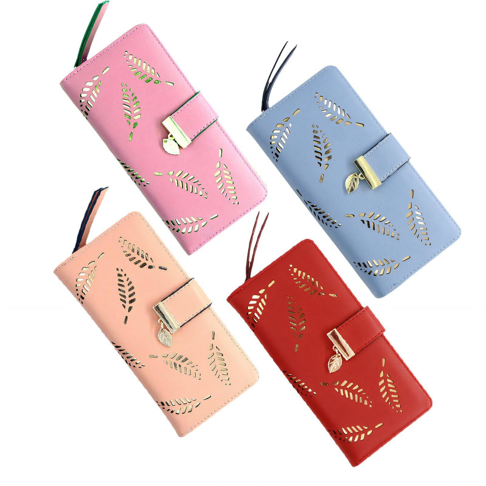 GASTROPOD 4Pcs Wallet Women,Smooth Zipper Closure Small Wallets Woman ...