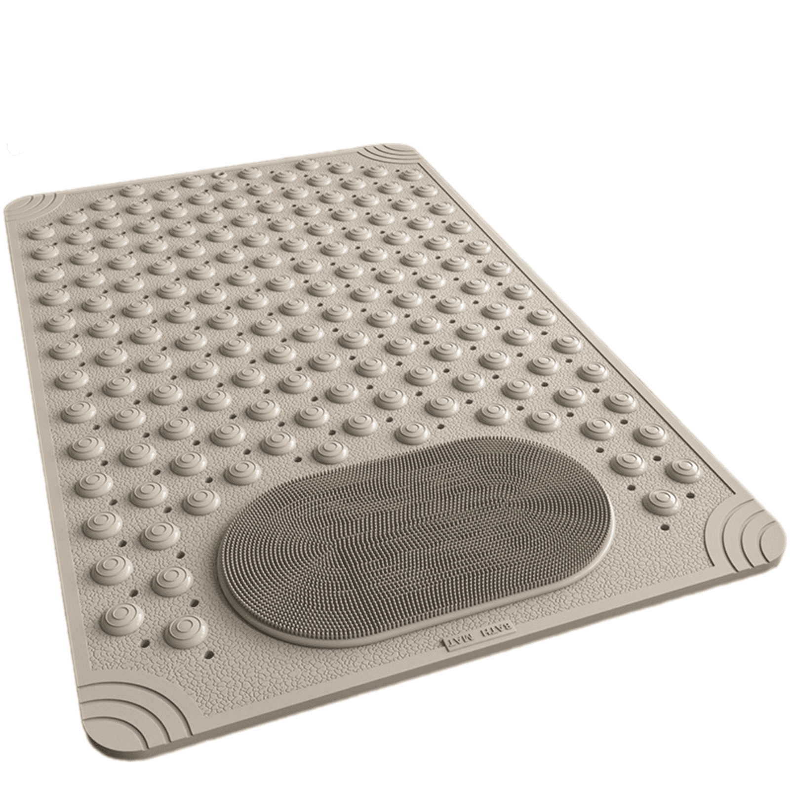 GASTROPOD Anti Slip Shower Mat,Massage Bead Tub Mat,Enhanced Stability ...