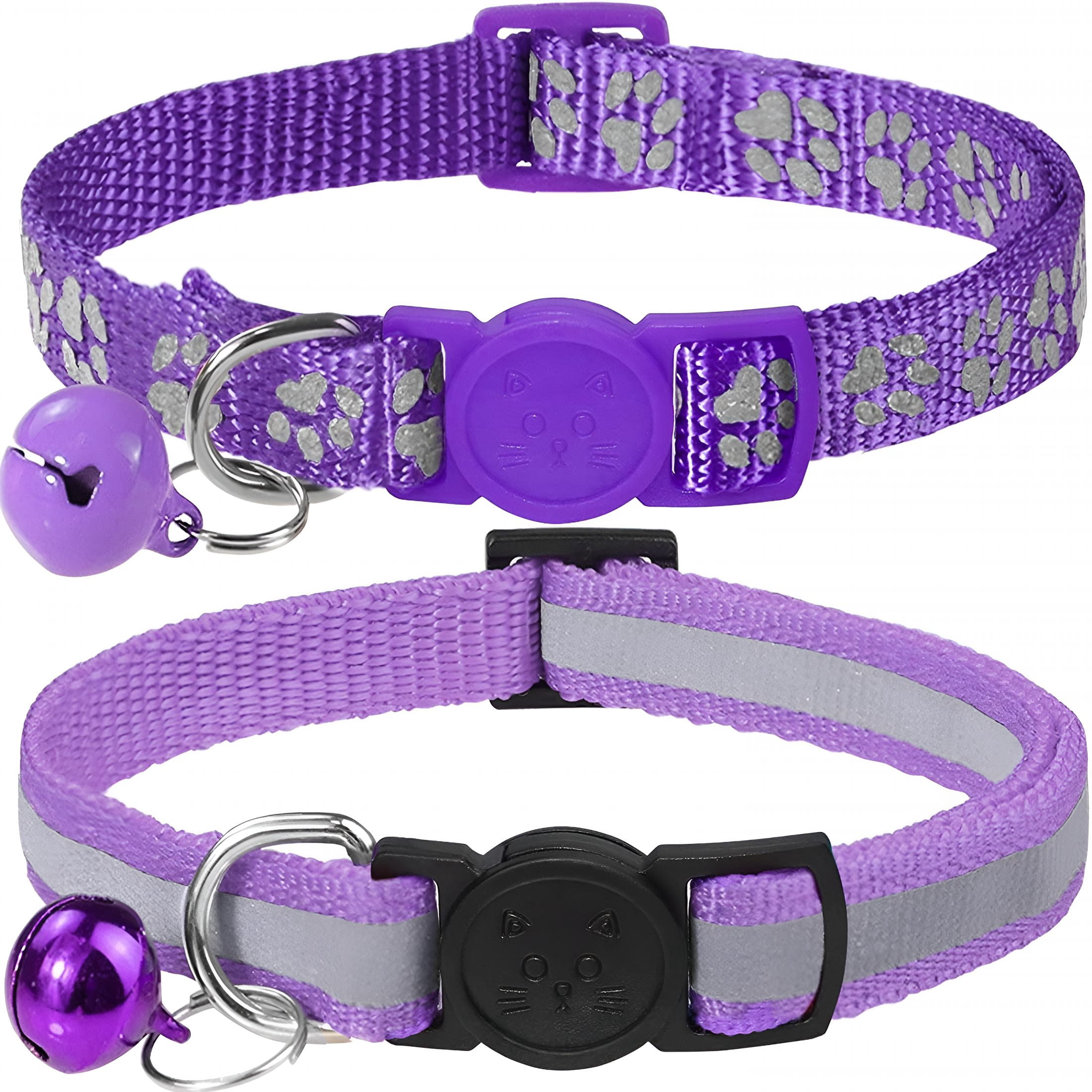 GASTROPOD 2026 New Breakaway Cat Collars with Bell, 2-Pack Adjustable ...