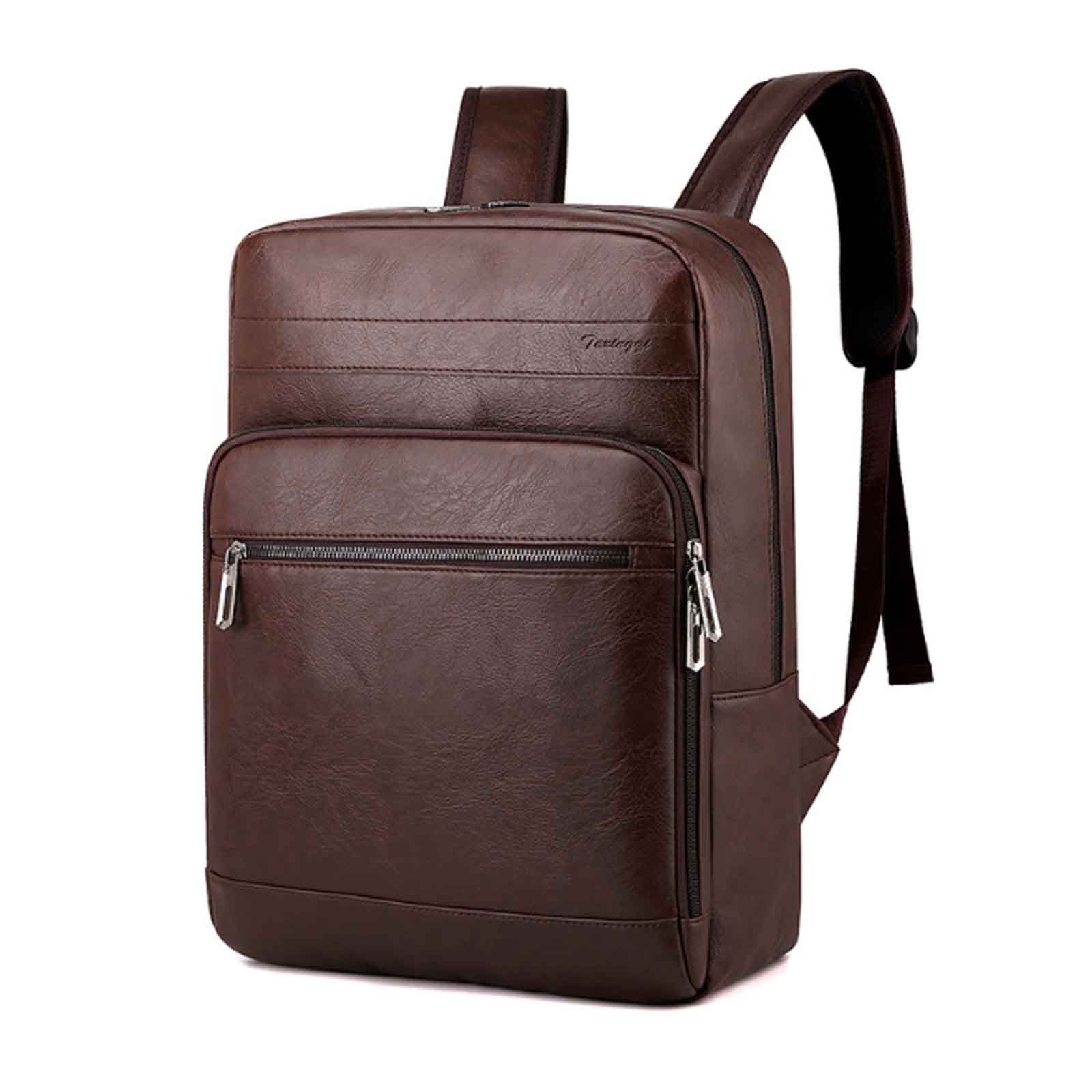 GASTROPOD Business Backpack for Men,Sleek Leather Backpack for Work and ...