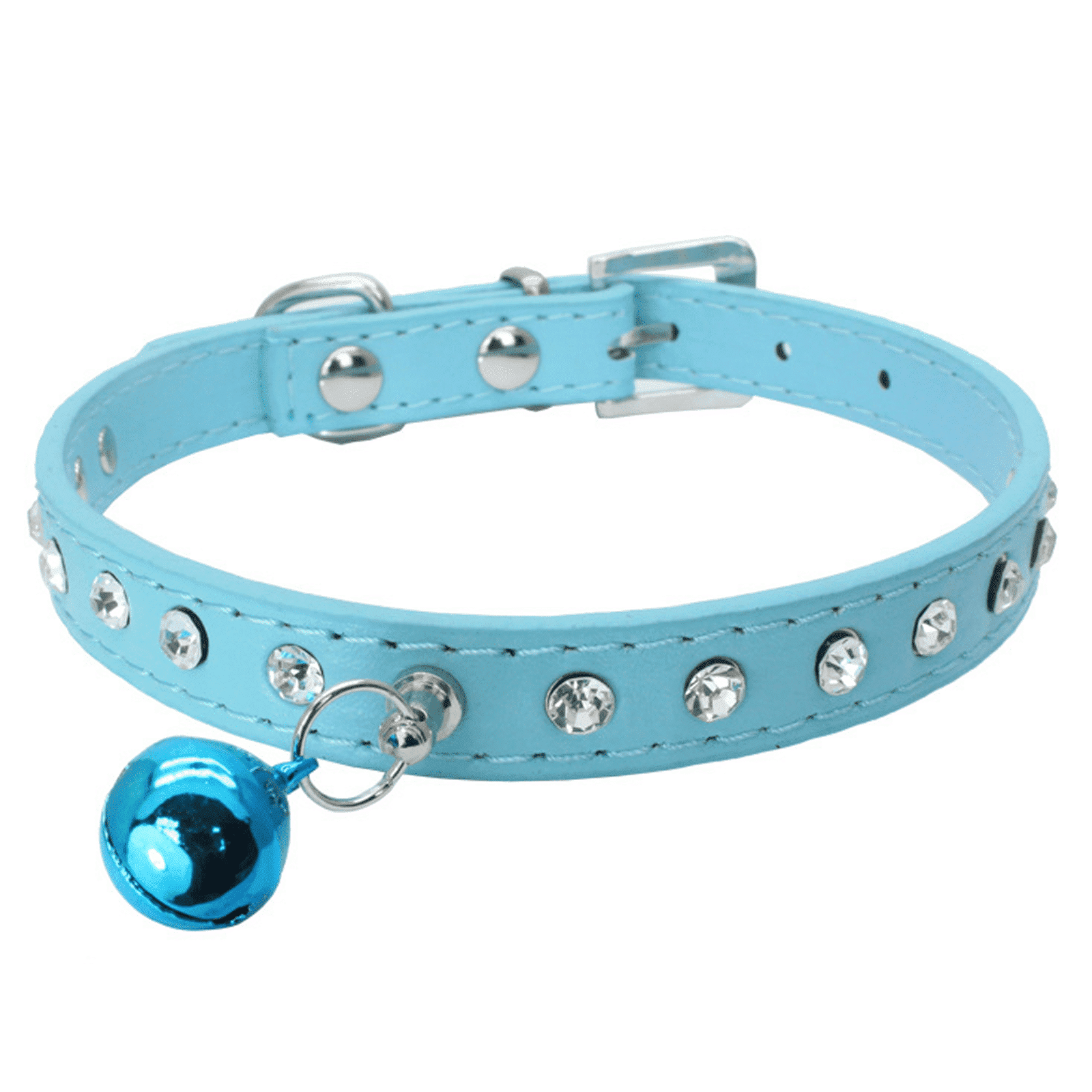 GASTROPOD Dog Collar,Adjustable Velvet Pet Collar with Sparkling ...