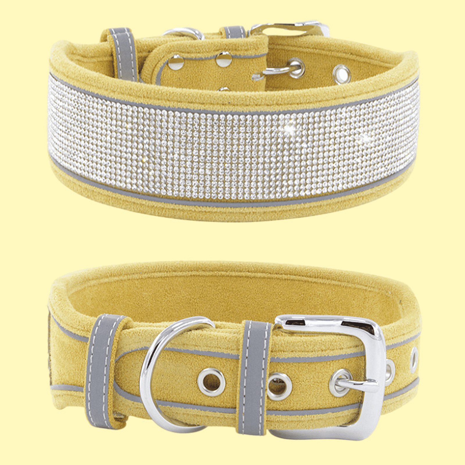 GASTROPOD Dog Collars,Soft Breathable Dog Collar with Reflective Safety ...
