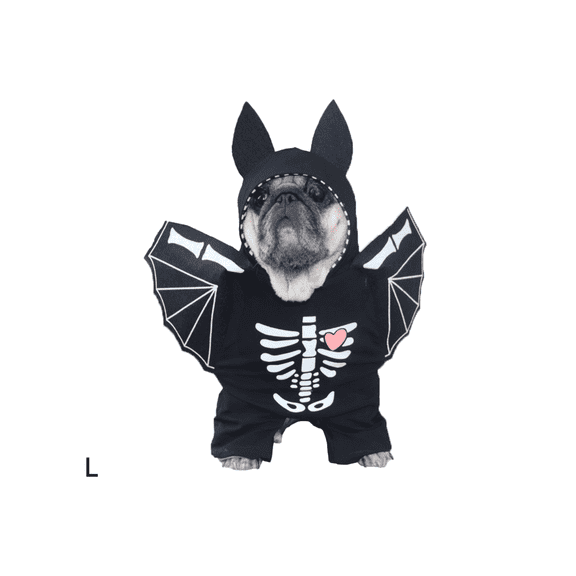 Wmkox8yii Pet Halloween Bat Costume Chest Back Creative Cat Dog Small ...