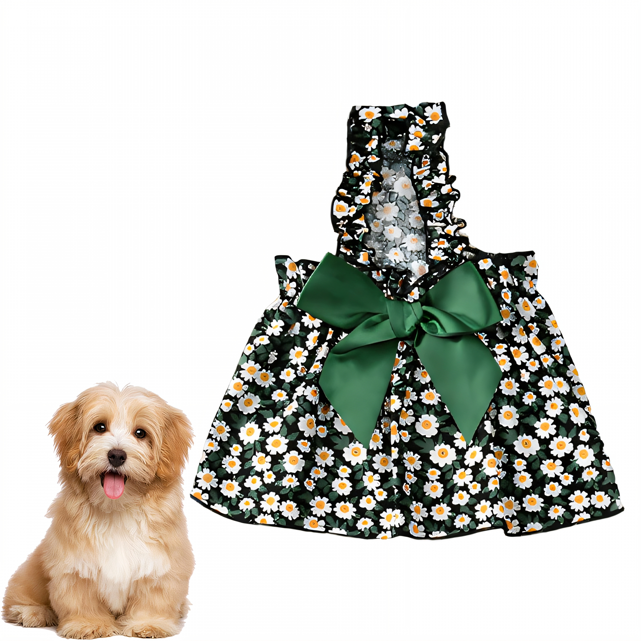 GASTROPOD Dog Dresses for Small Dogs Girl,Polyester Fiber Printed ...