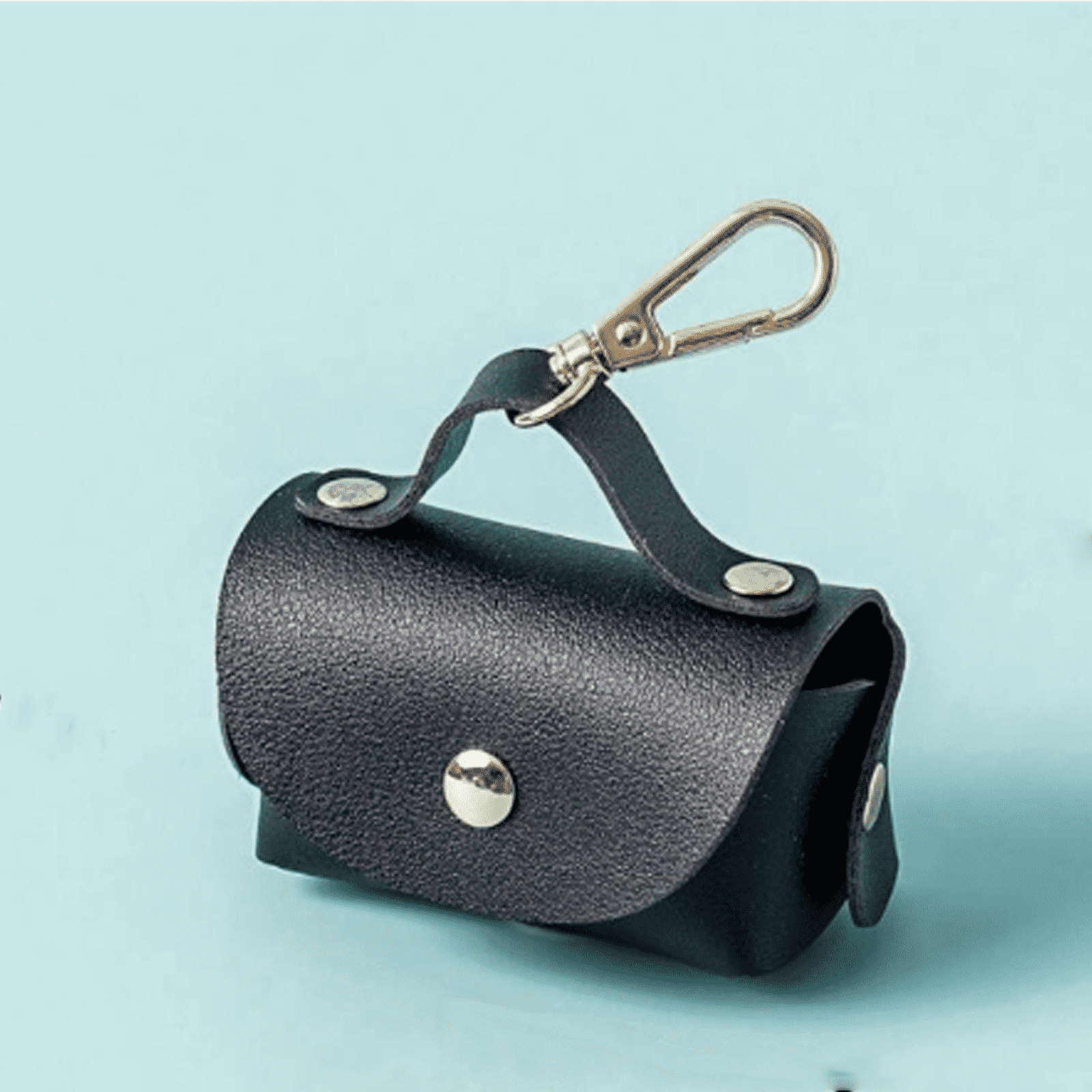 GASTROPOD Dog Poop Bag Holder,Sleek PU Leather Poop Bag Dispenser ...