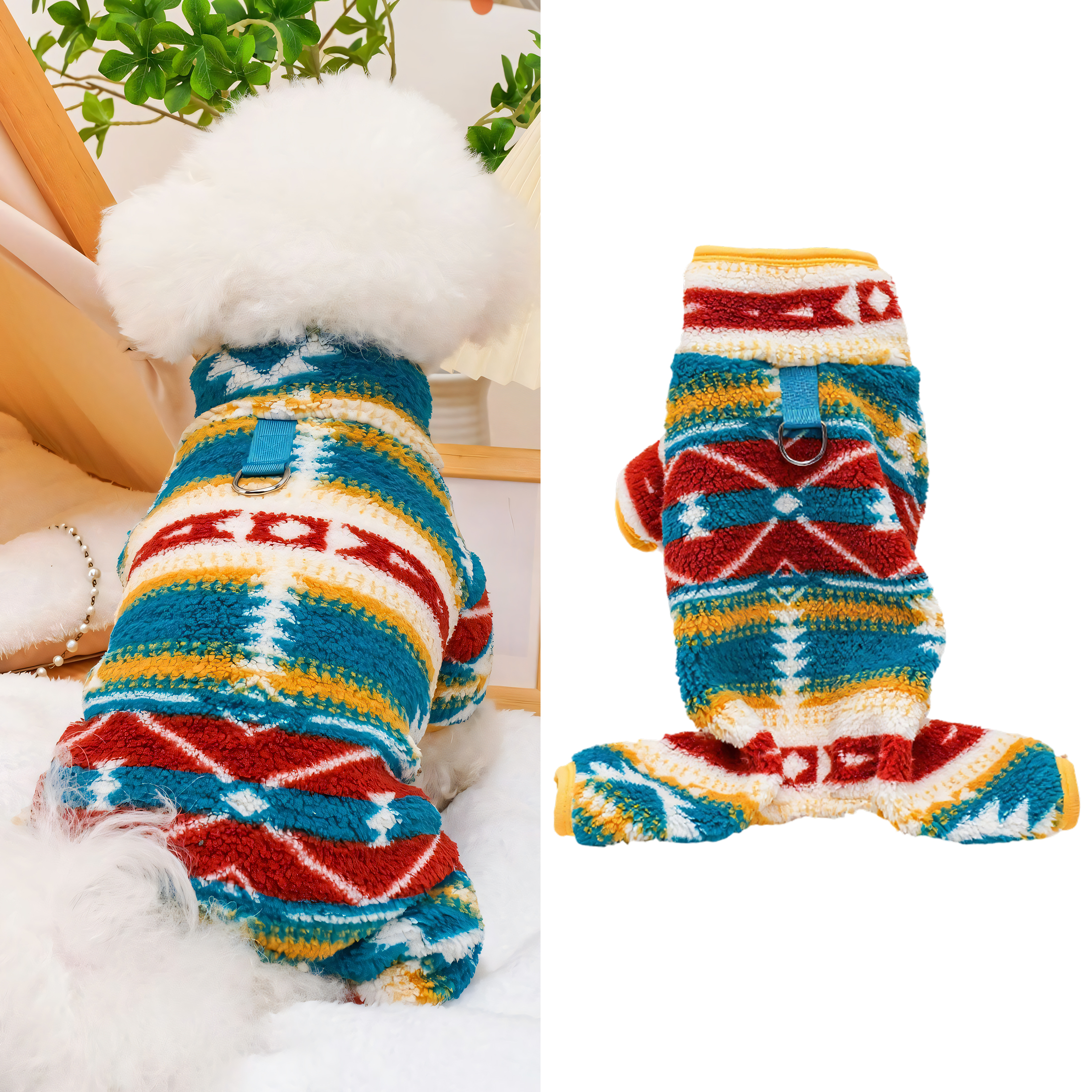 GASTROPOD Dog Sweater,Autumn Winter Velvet Four-Legged Boy Dog Clothes ...