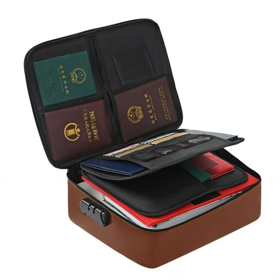 GASTROPOD Fireproof Document Box with Waterproof Zipper Fireproof ...