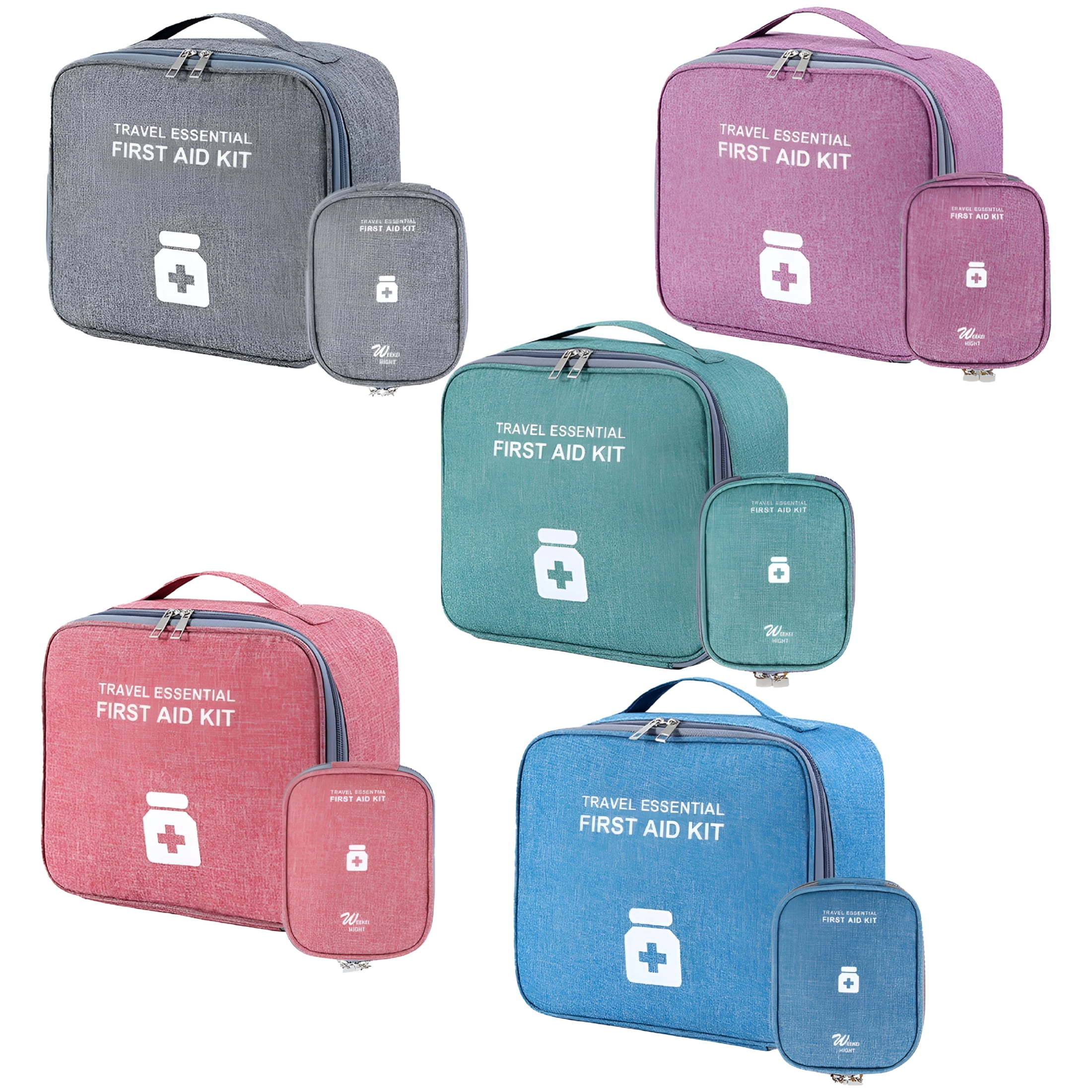 GASTROPOD First Aid Kit Empty Medical Storage Bag Red Trauma Bag for ...