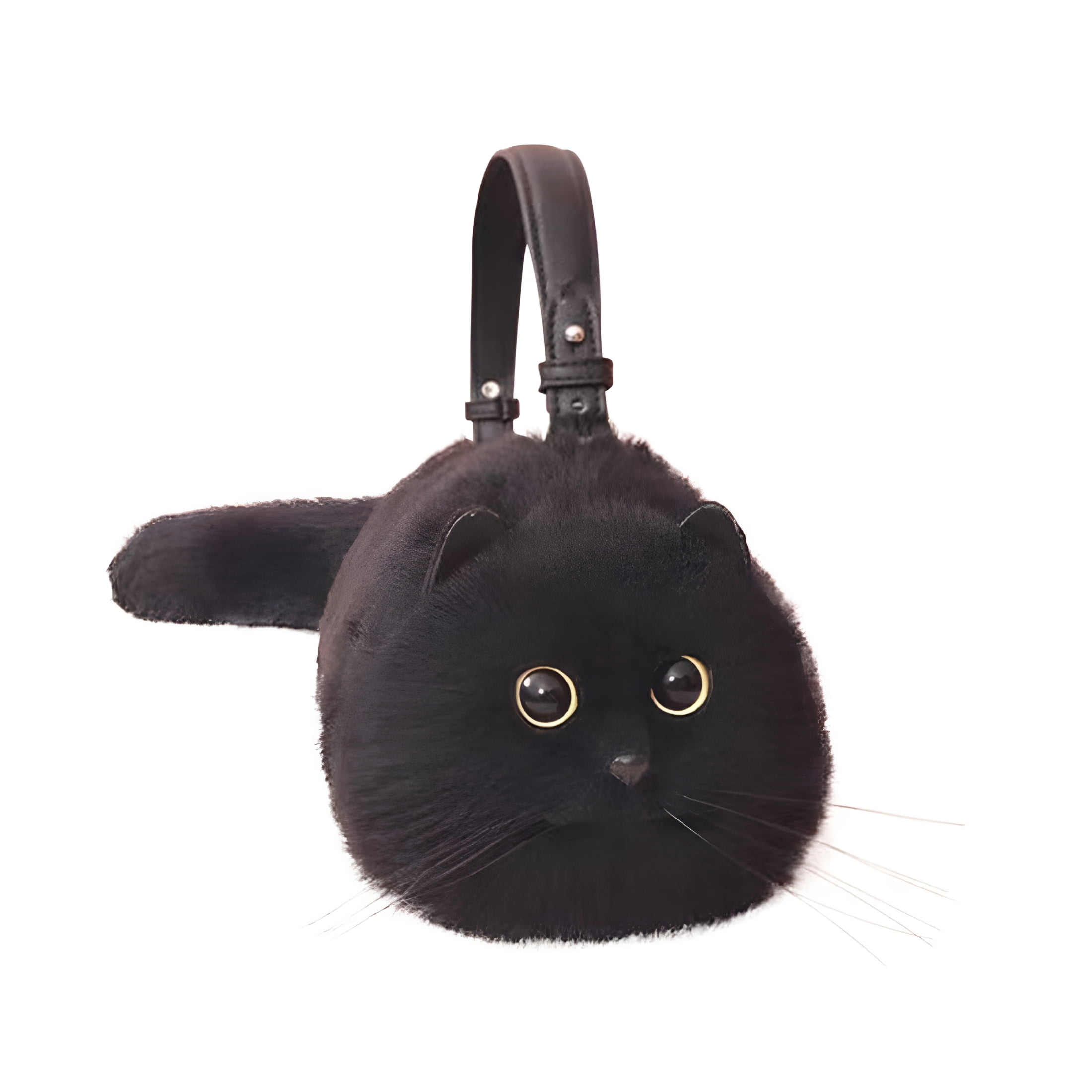 GASTROPOD Furry Cat Purse, Kitty Purse, Kitty Cat Bag, Cat Shaped ...