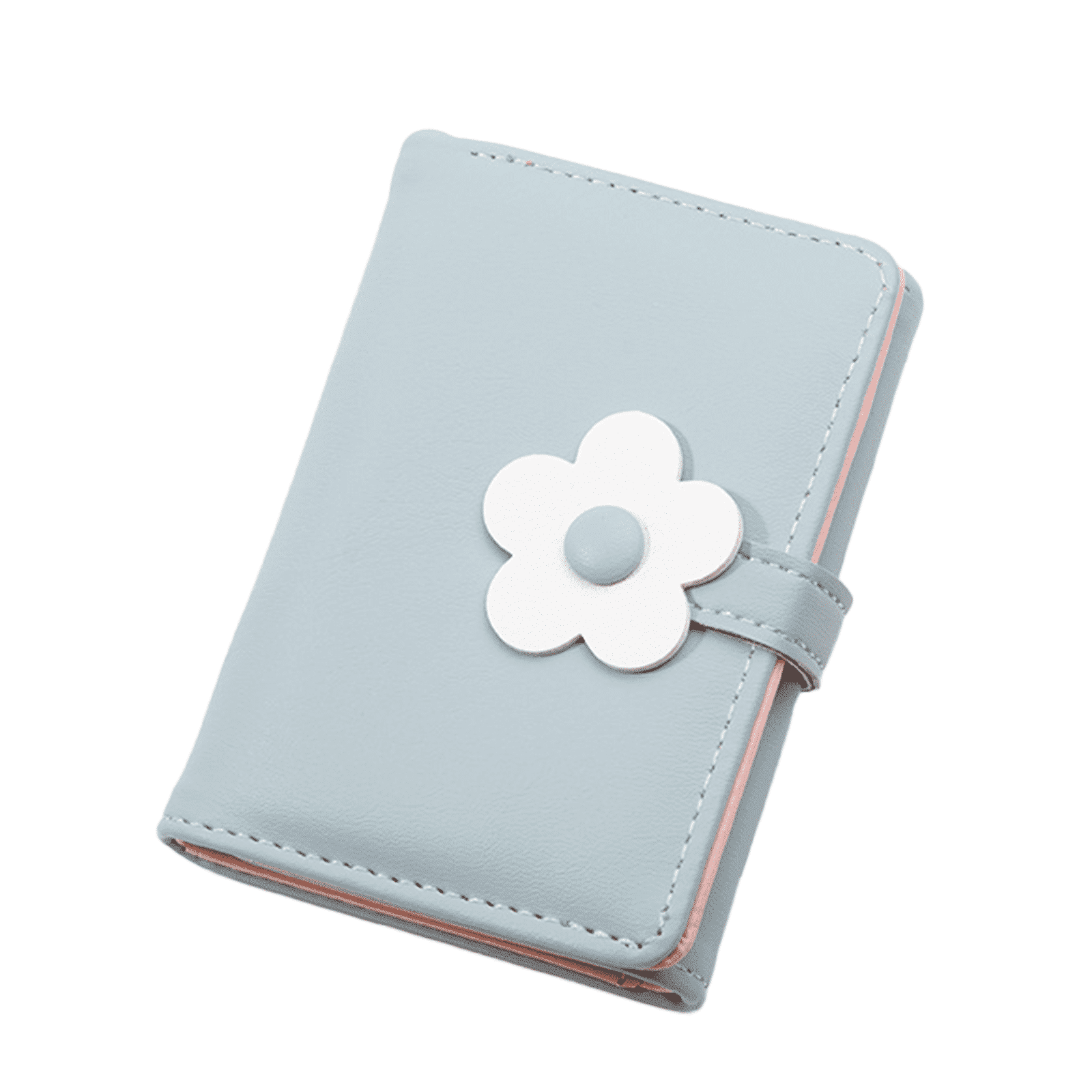 GASTROPOD Girls Wallet Exquisite Flower Decoration Pink Wallet Pu ...