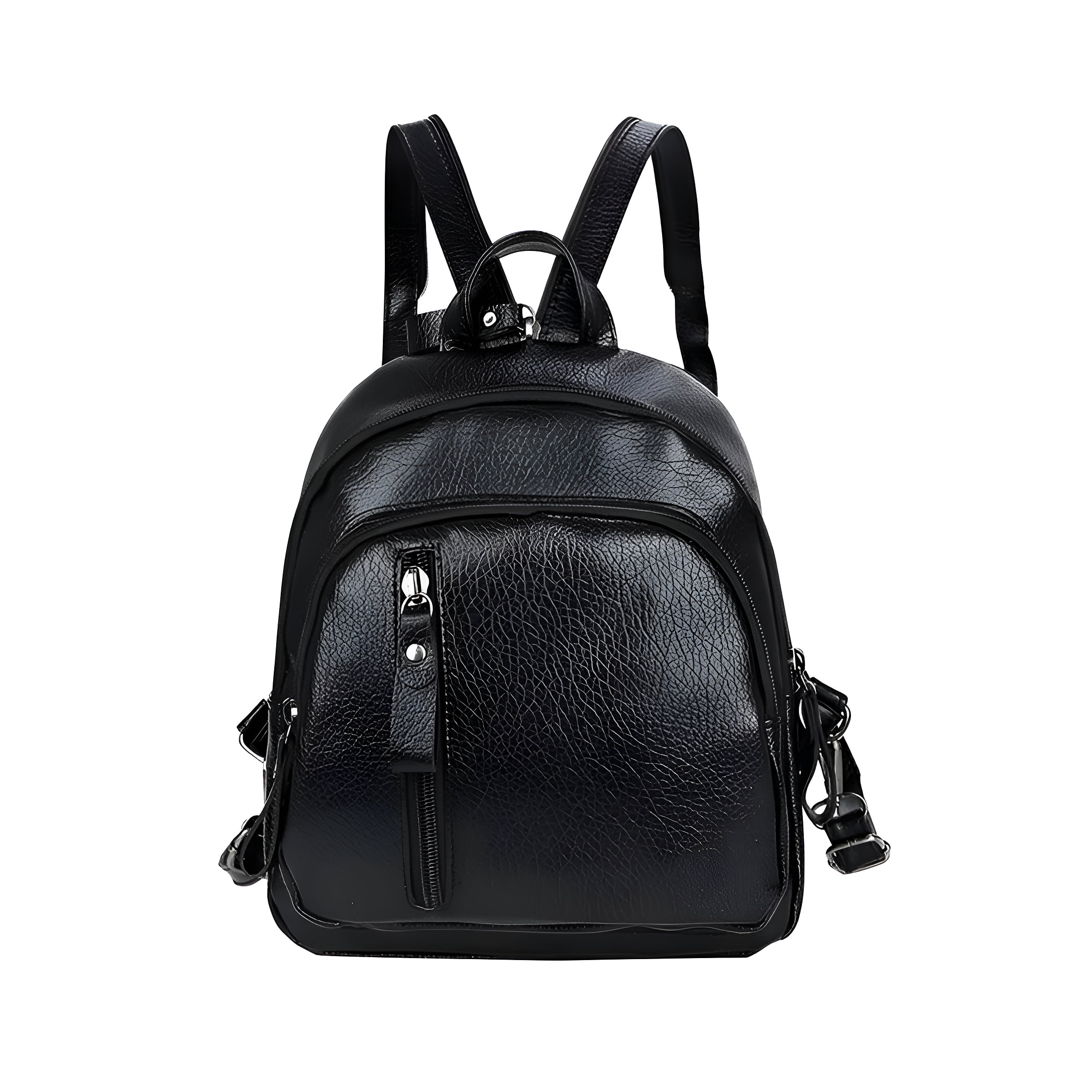 GASTROPOD Gastropod Leather Backpack Purse for Women Black Real Soft ...