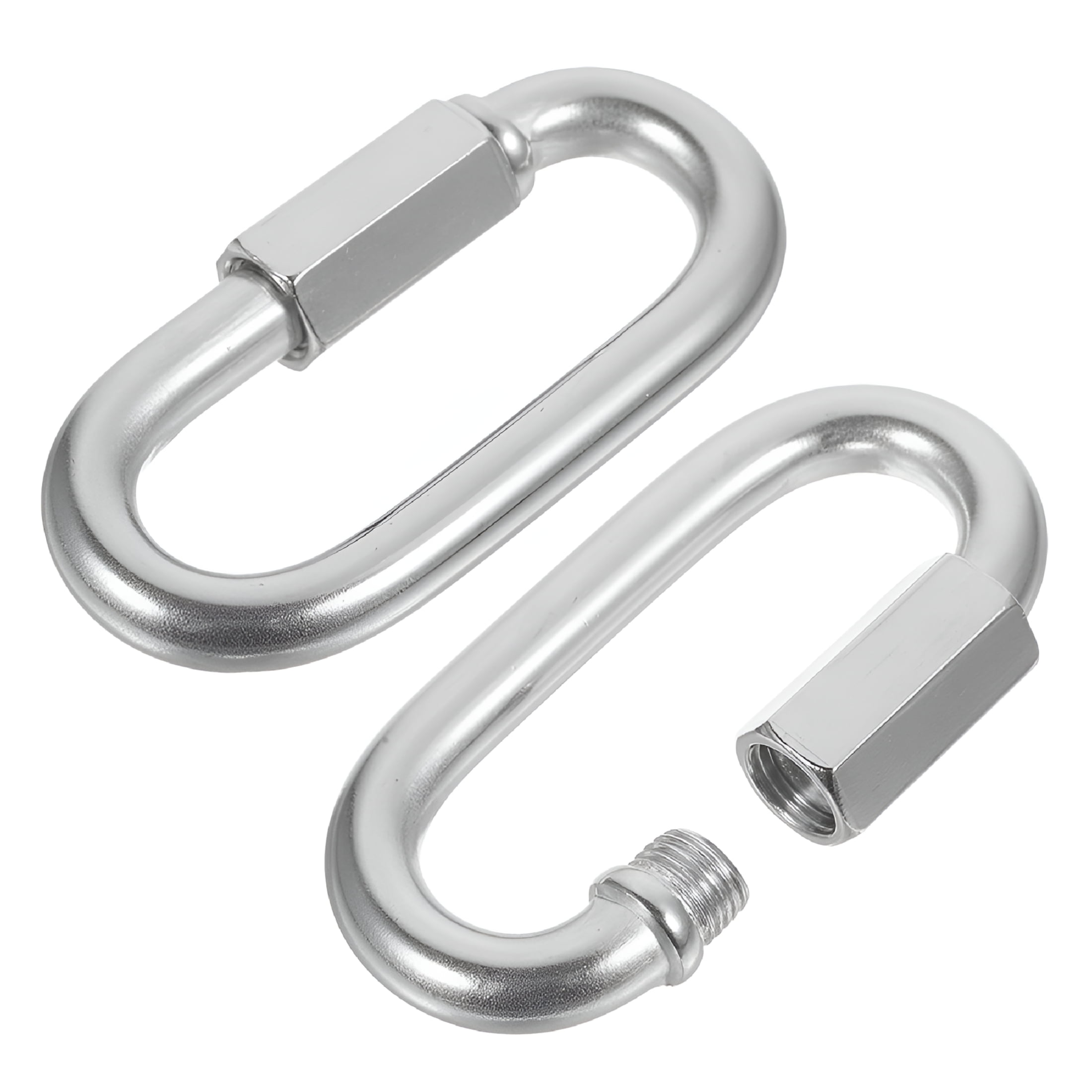GASTROPOD Oval Carabiner Clips Heavy Duty 2Pcs for Rock Climbing Towing ...
