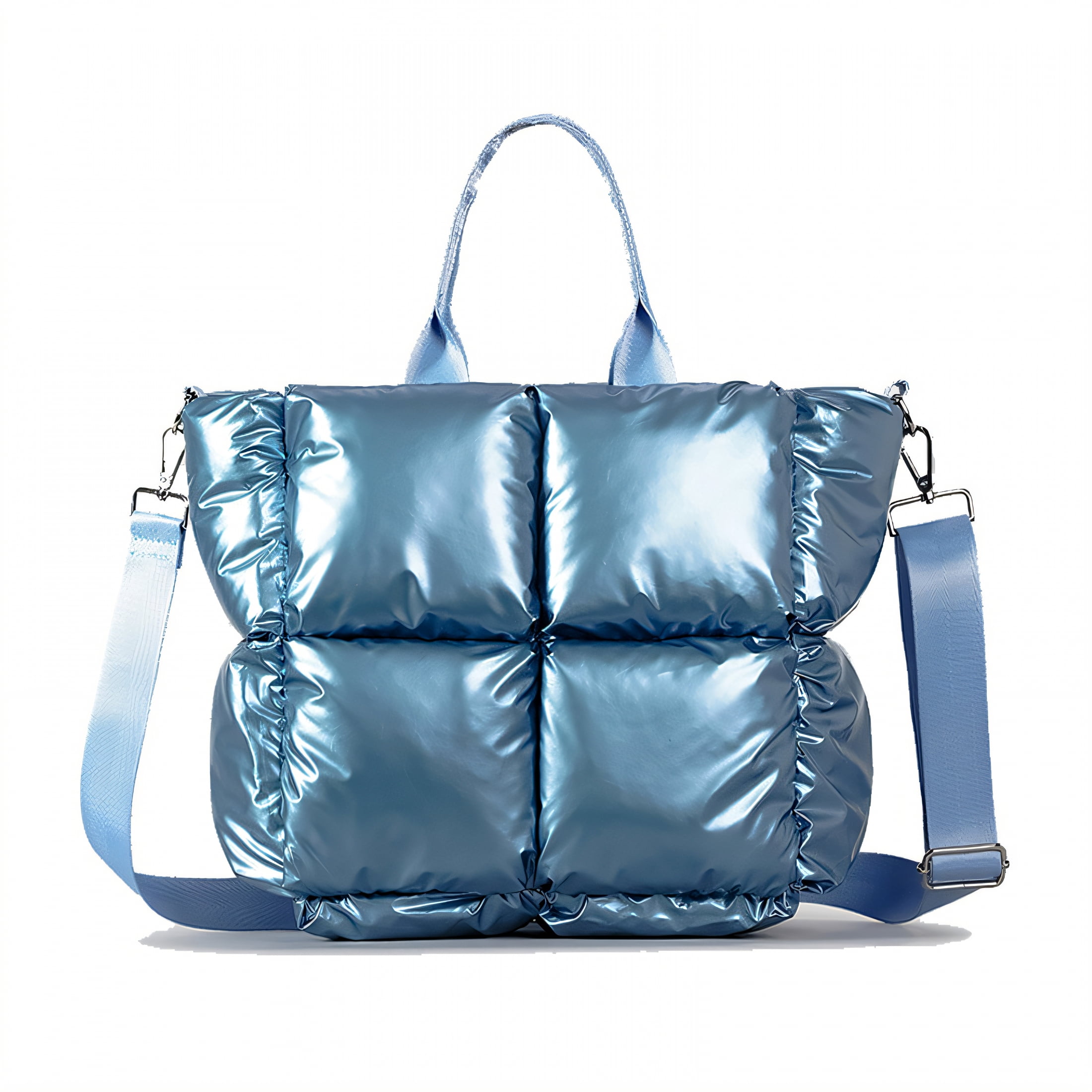 GASTROPOD Puffy Tote Bag,Tear-Resistant Polyester Lining Puffer Purse ...