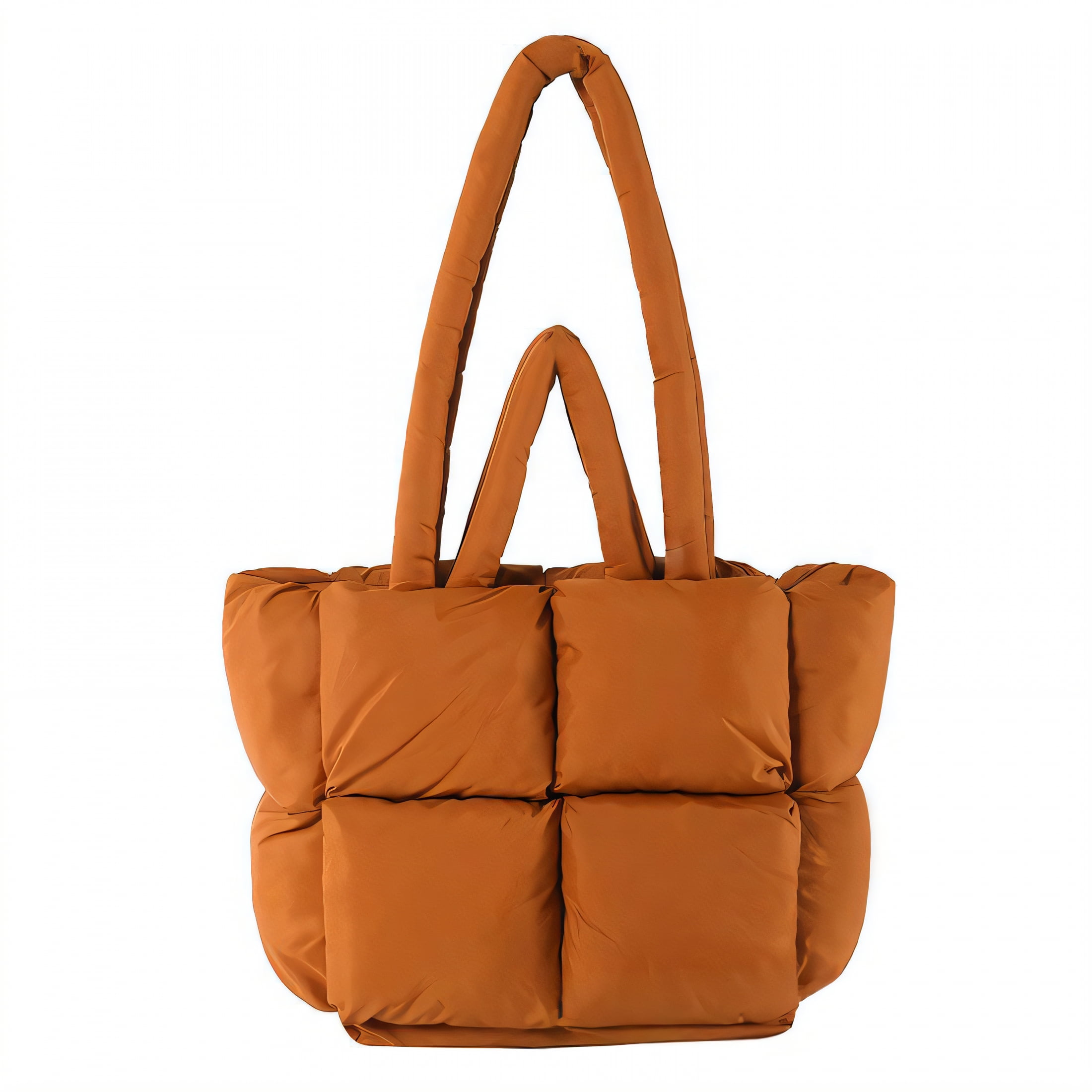 GASTROPOD Puffy Tote Bag,Timeless Design Puffer Purse,Checkered Quilt ...