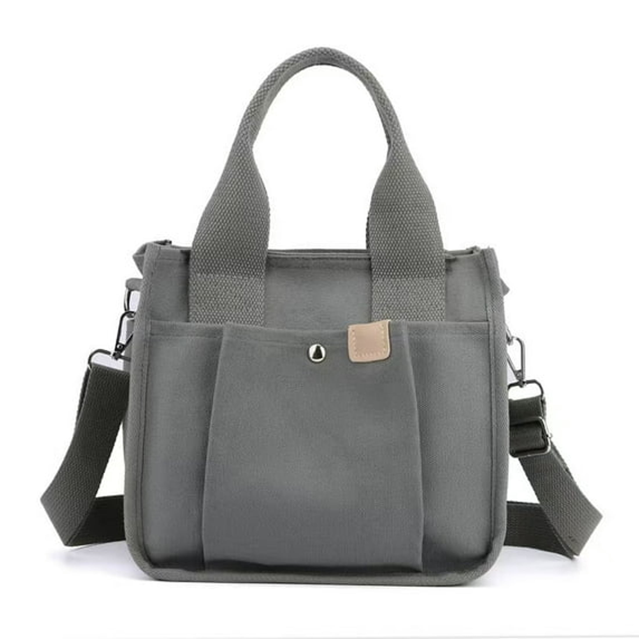 GASTROPOD Small Canvas Tote Bag with Pockets for Women,Cute Mini ...