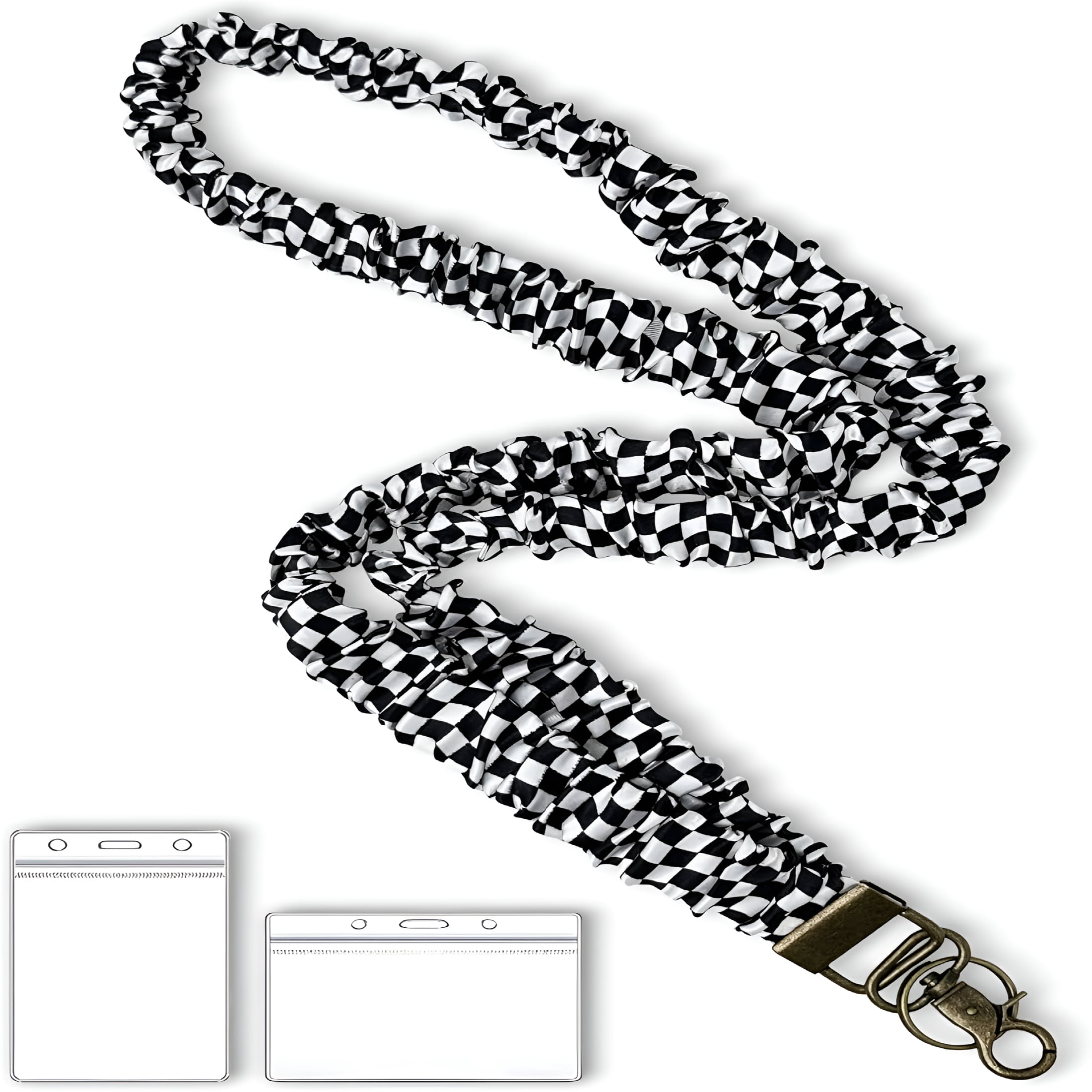 GASTROPOD Stretchy Scrunchie Lanyard for ID Badges Keys, Cute Teacher ...