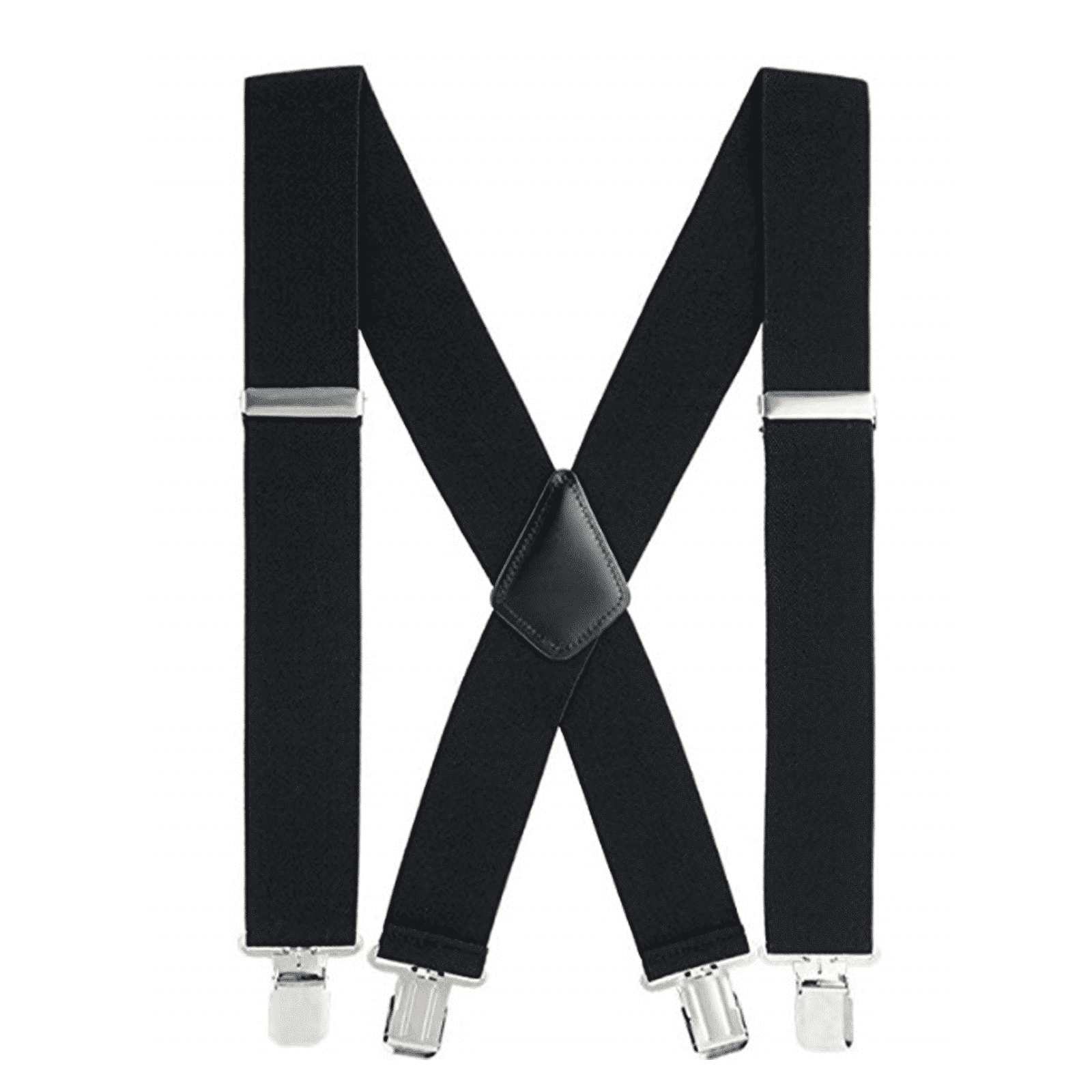 TELOLY Suspenders for Men,6 Clips Adjustable Length Elastic Polyester ...
