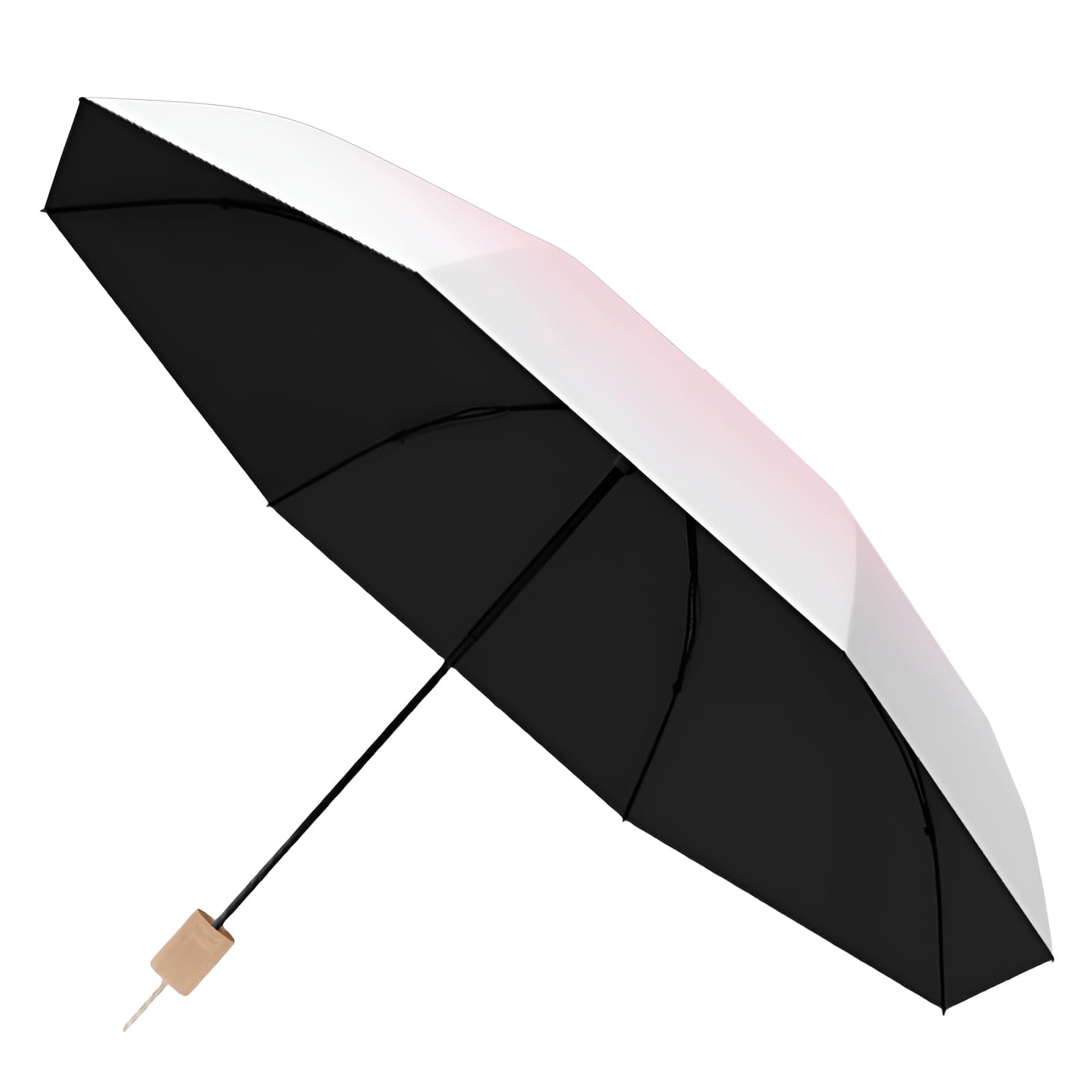 GASTROPOD Umbrellas for Rain,Black Pvc Coating Small Umbrella for ...