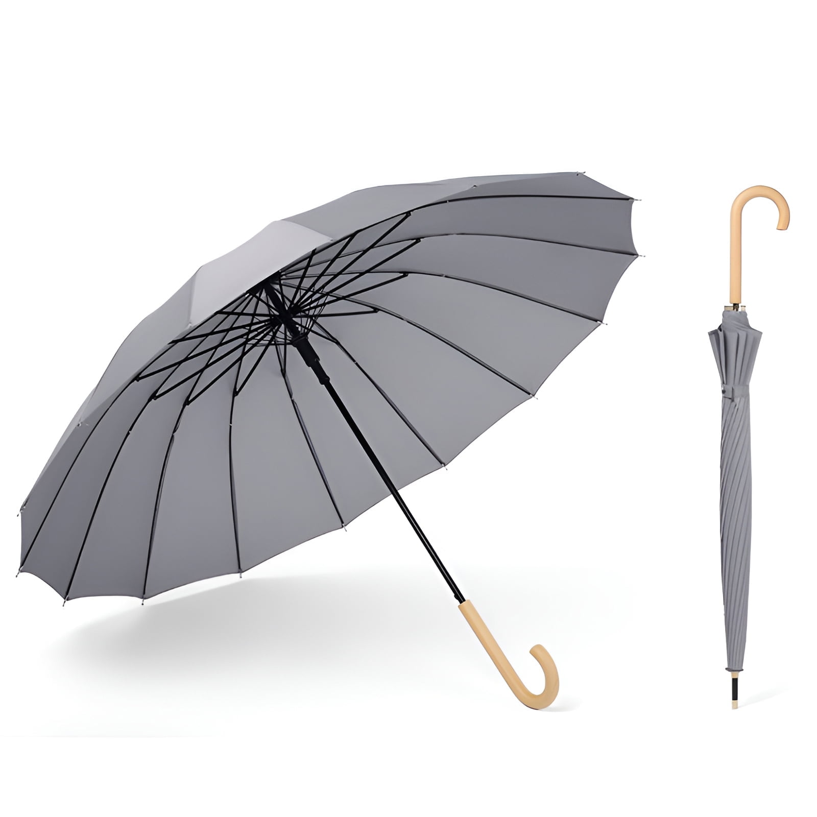 GASTROPOD Umbrellas for Rain,Extra Ribs Design Outdoor Umbrella,Wide ...