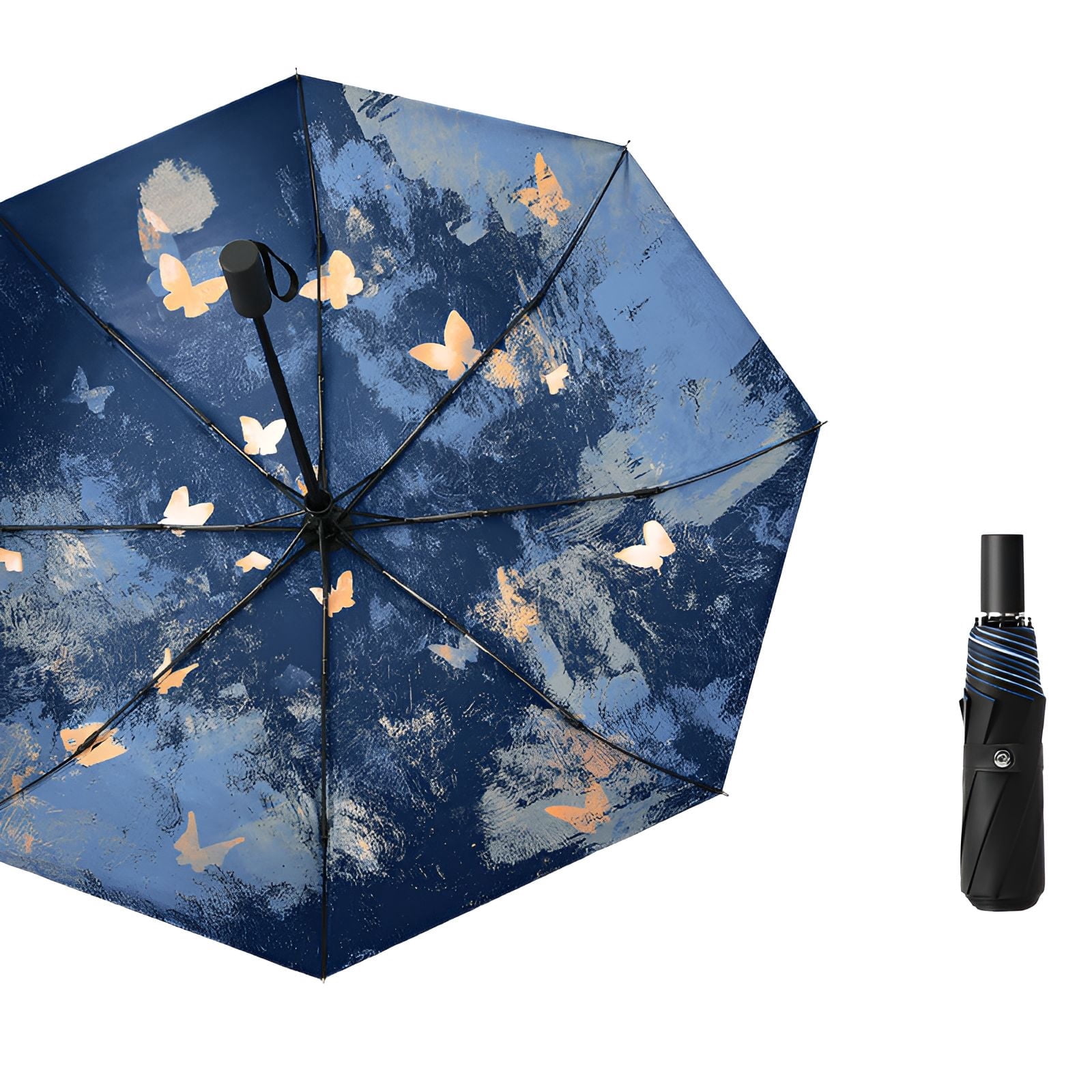 GASTROPOD Umbrellas for Rain,Flexible Frame Design Compact Umbrella ...