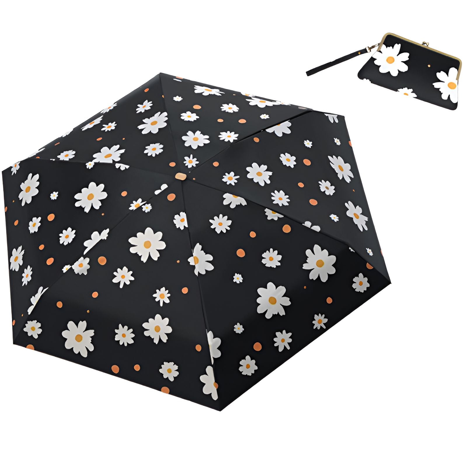 GASTROPOD Umbrellas for Rain,Subtle Glam Look Compact Umbrella,Urban ...