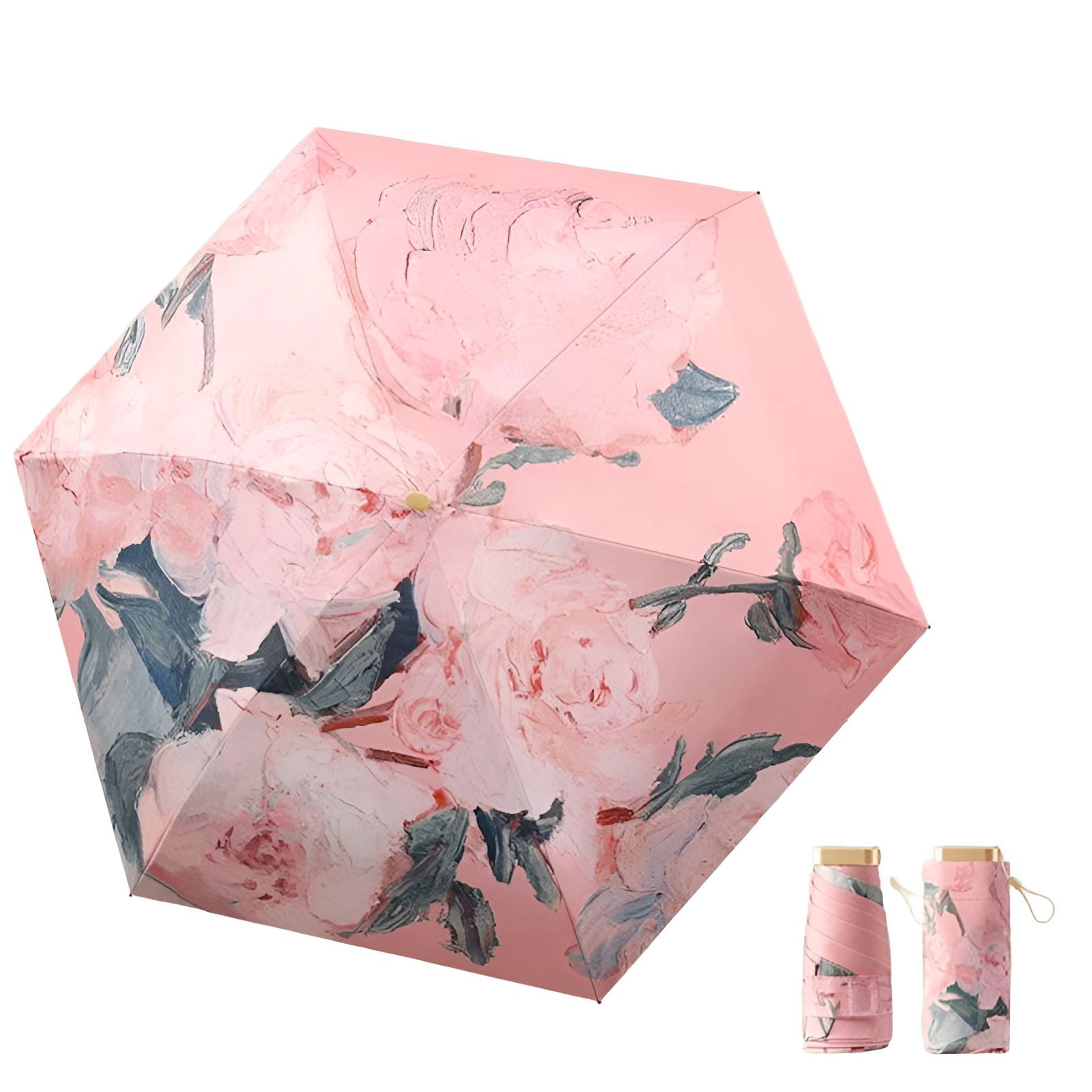 GASTROPOD Umbrellas for Rain,Weatherproof Coating Layer Small Umbrella ...
