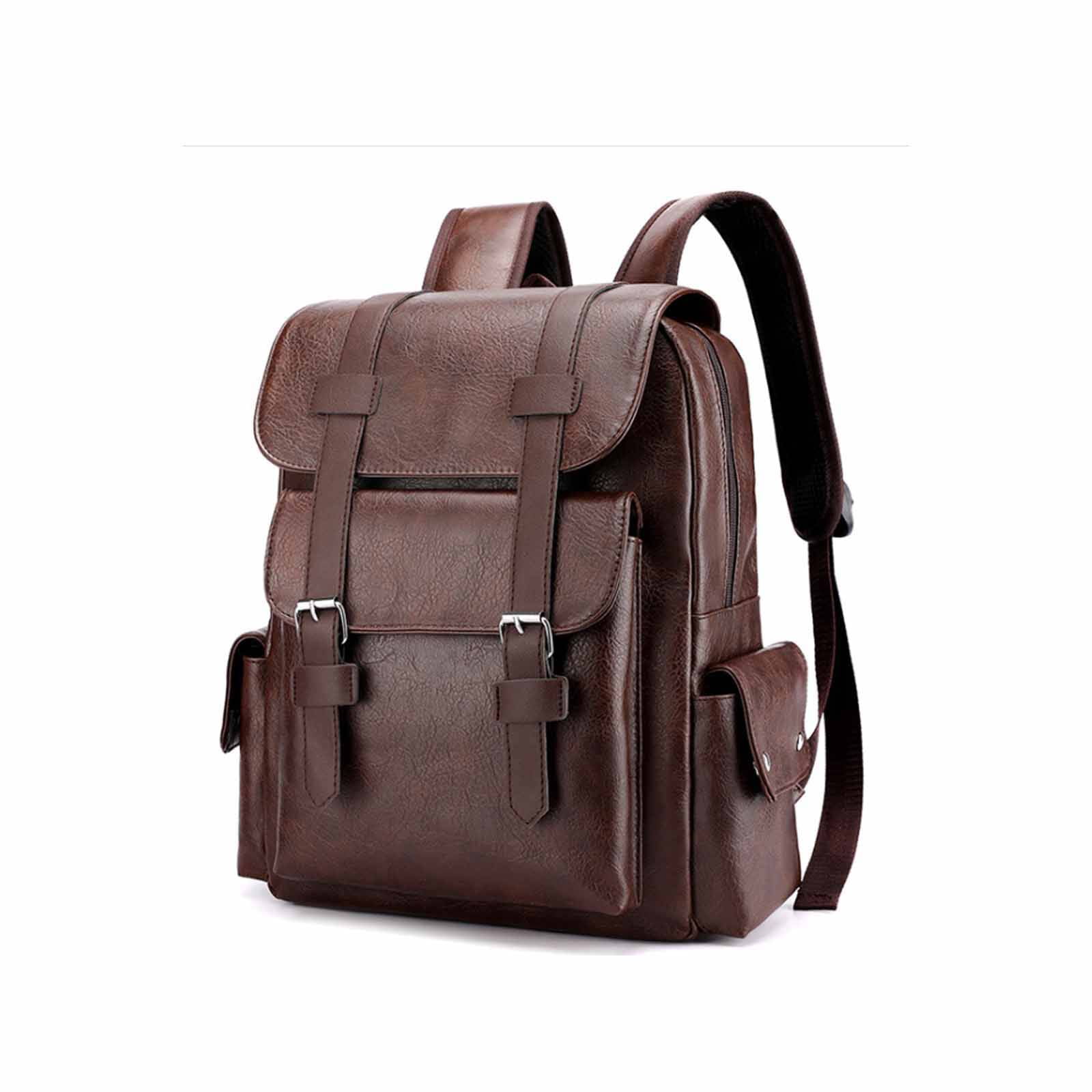 GASTROPOD Work Backpack for Men,Handheld Design Leather Backpack for ...