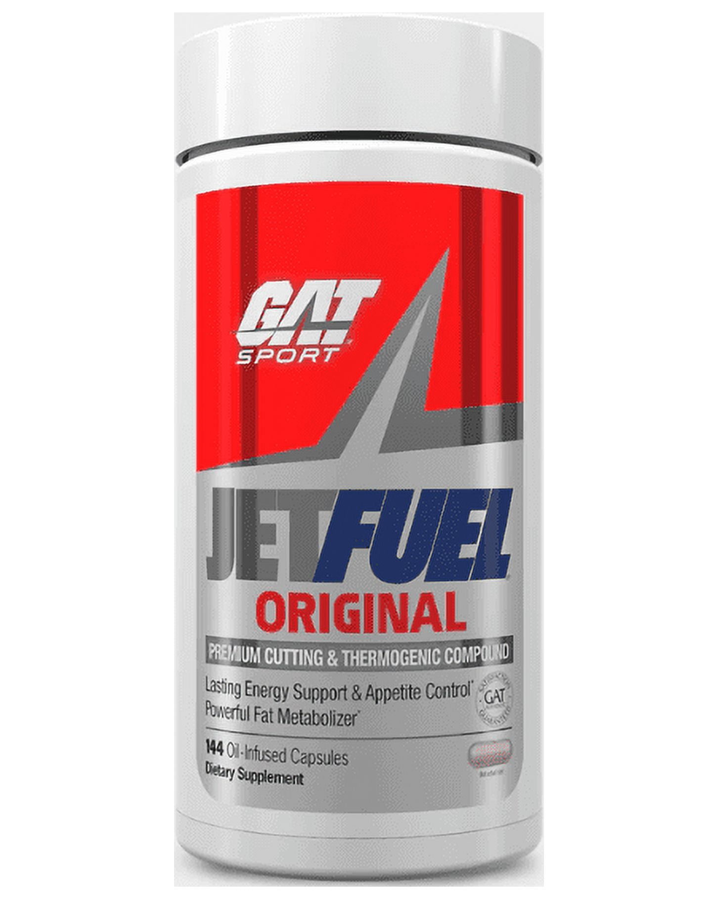 GAT JetFuel Original Fat Burner 144 Caps Jet Fuel - Walmart.com